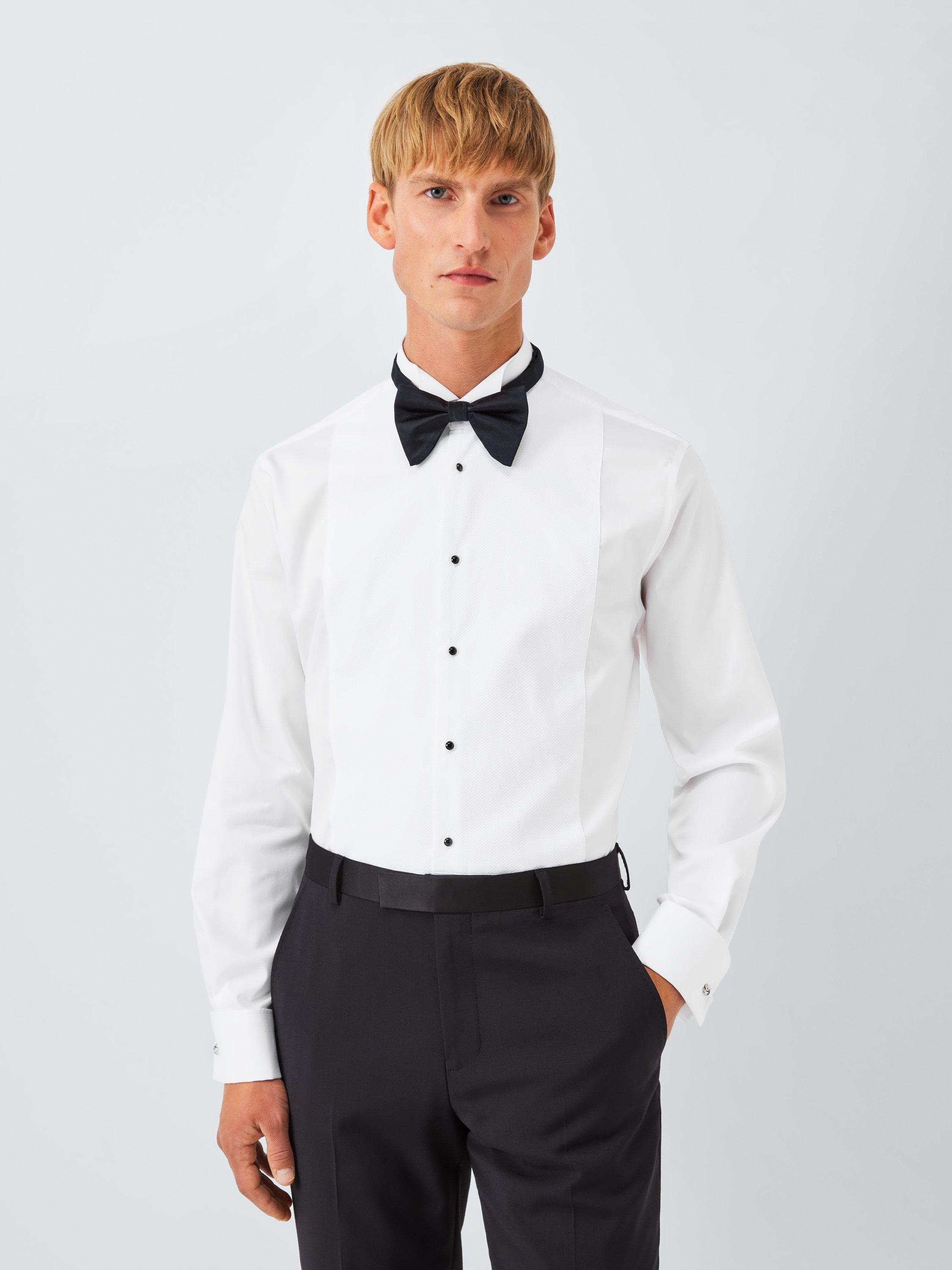 John Lewis Marcella Wing Collar Cotton Dress Shirt