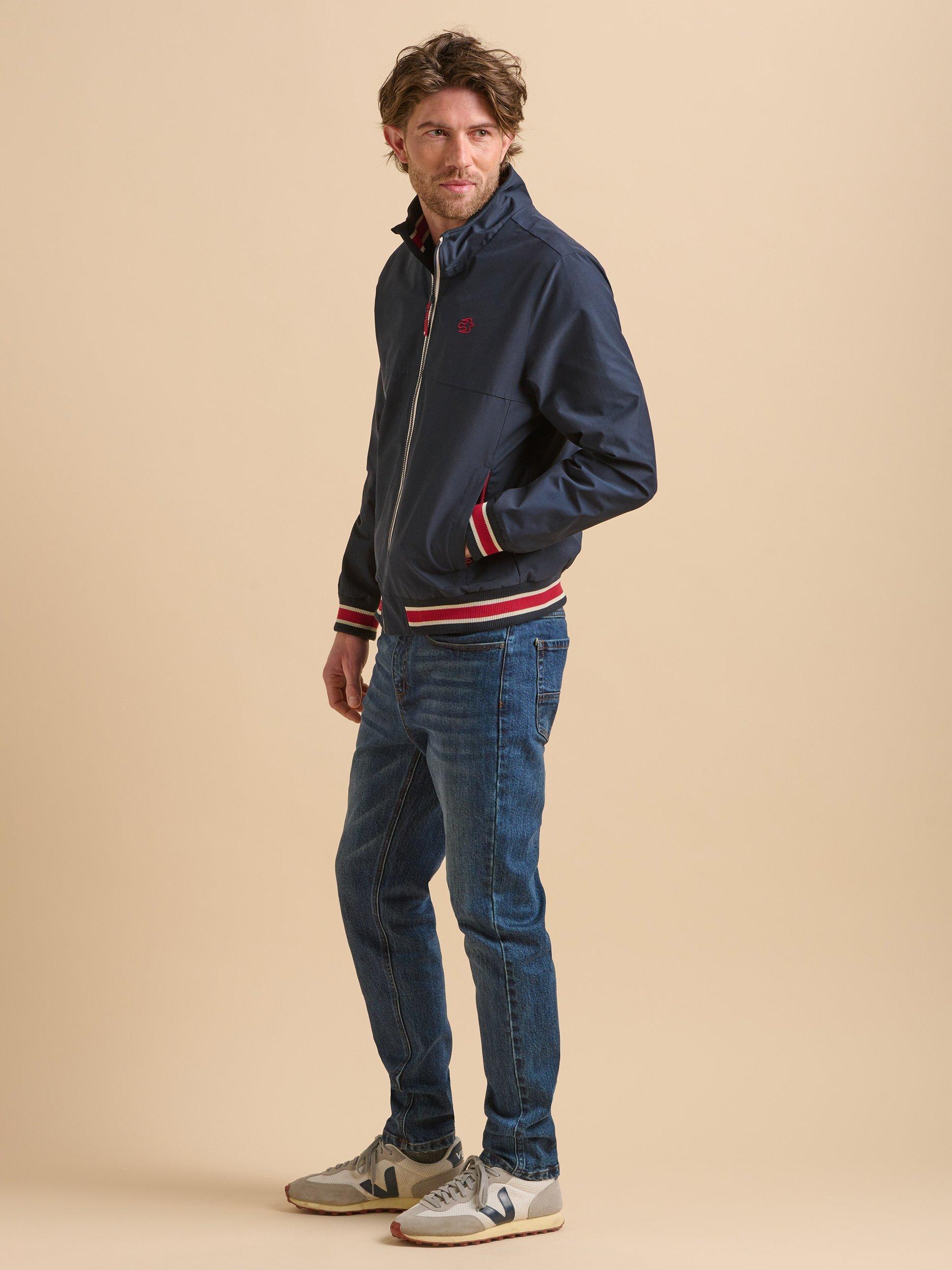 Brakeburn Classic Bomber Jacket, Navy