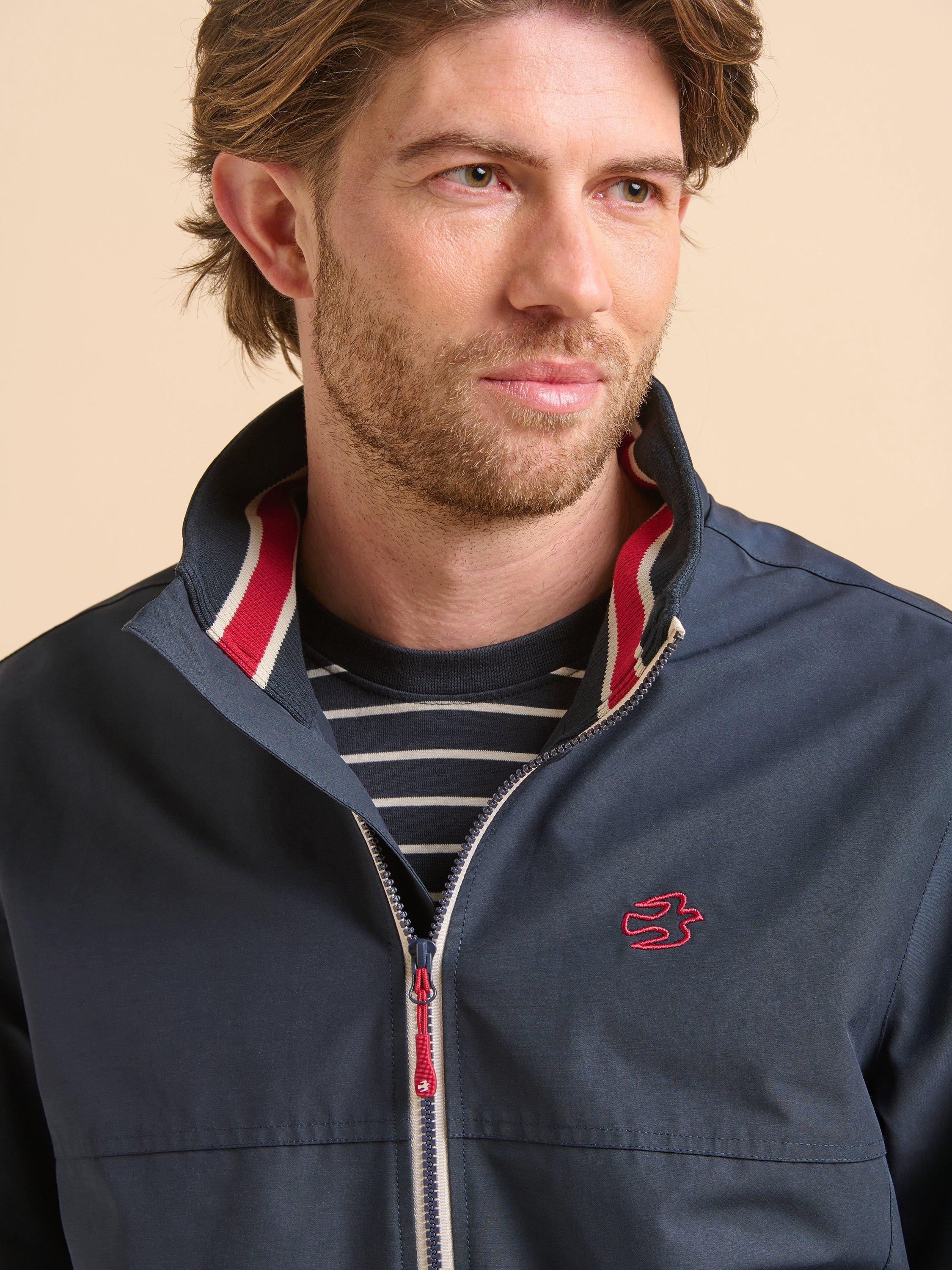 Brakeburn Classic Bomber Jacket, Navy