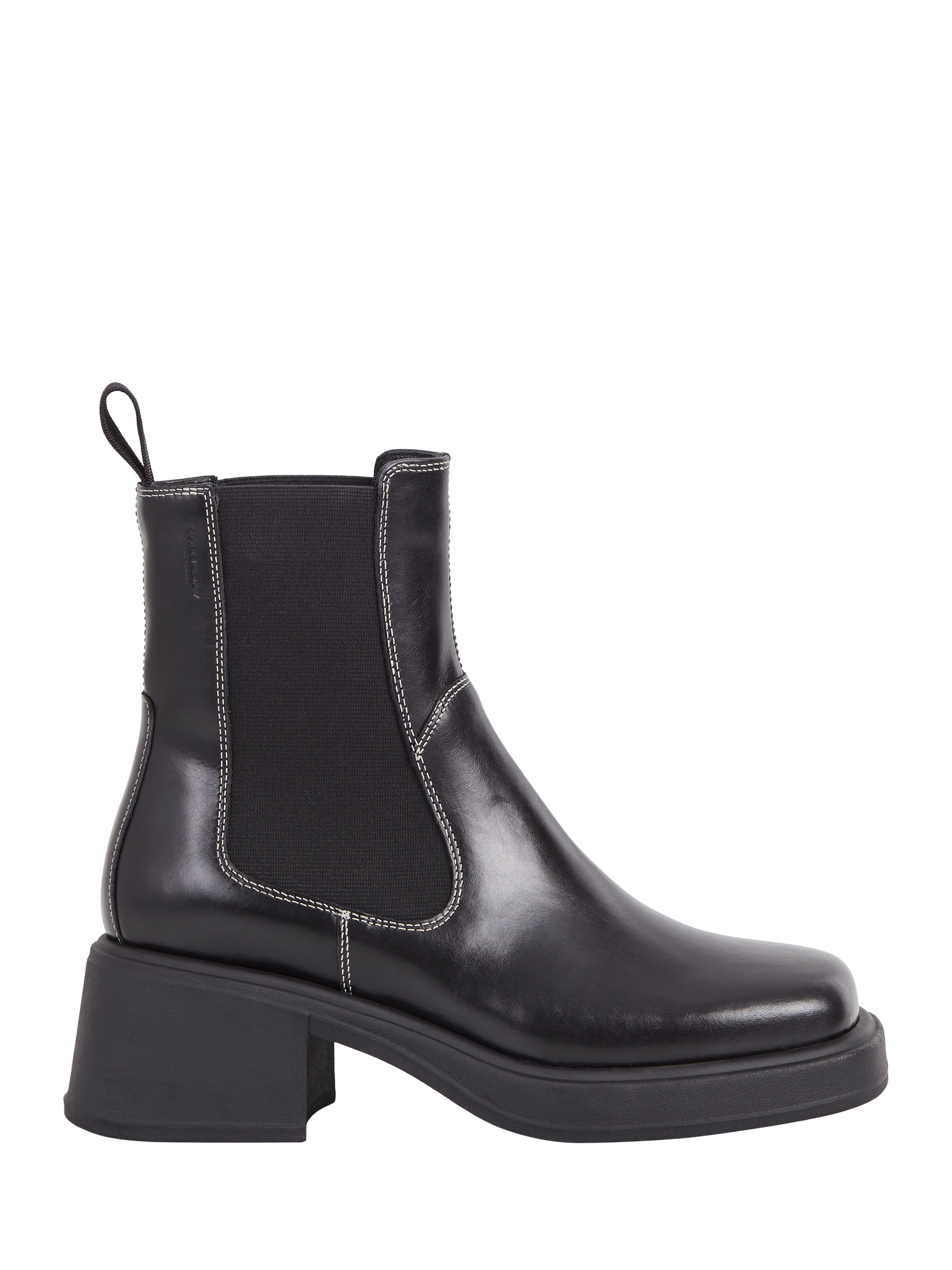 Vagabond Shoemakers Dorah Leather Platform Chelsea Boots, Black