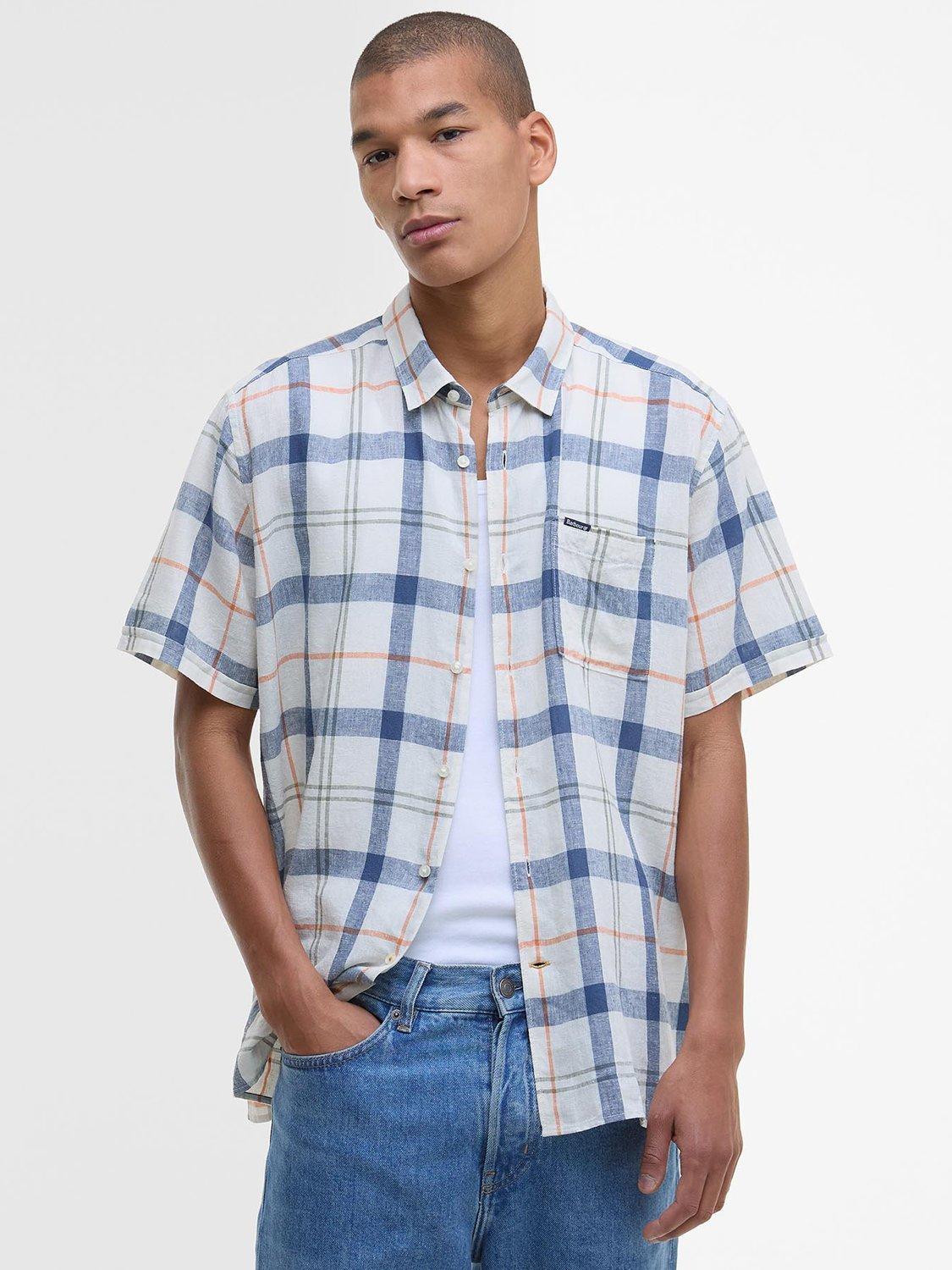 Barbour Croft Tartan Linen Blend Shirt