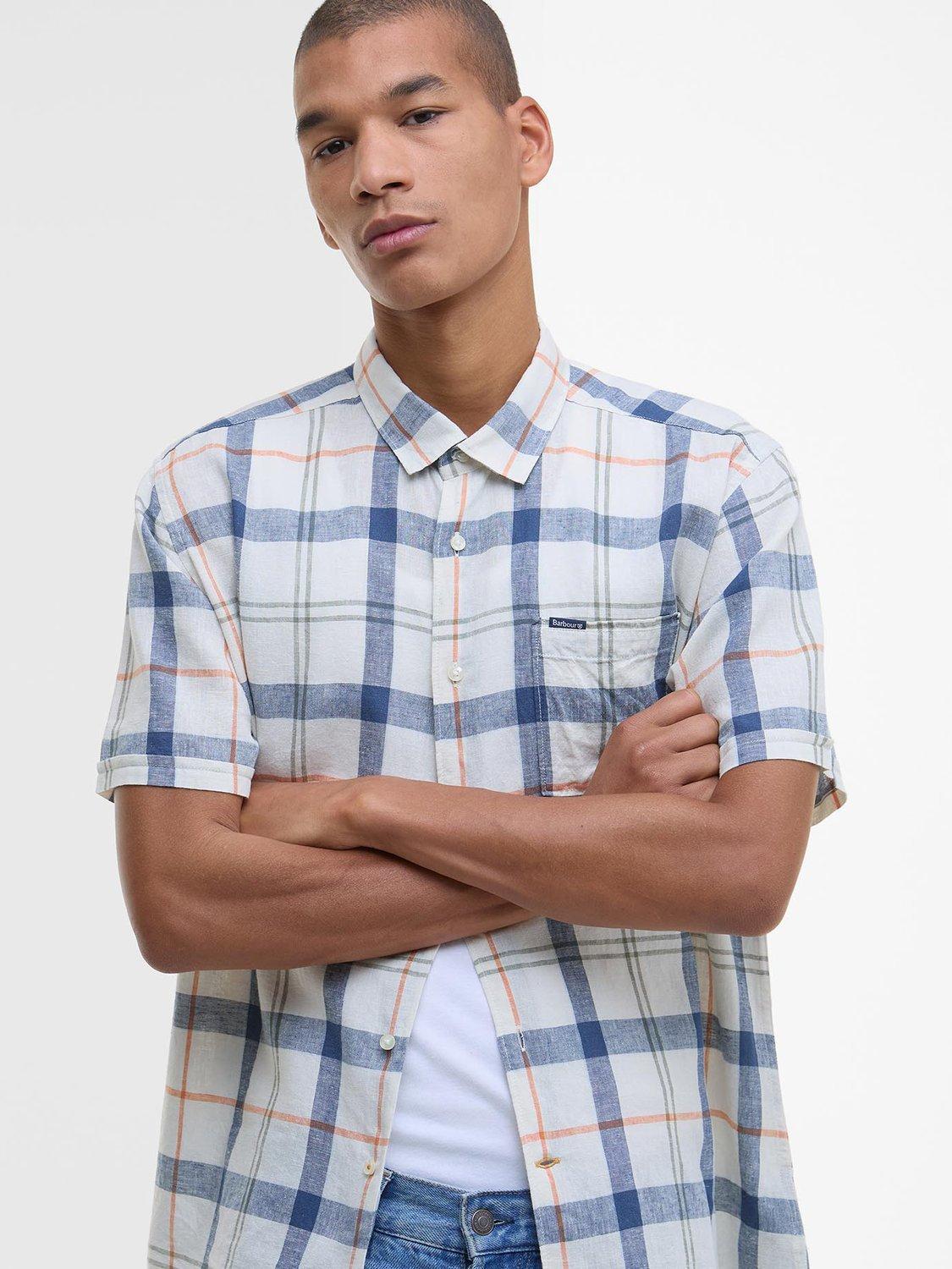 Barbour Croft Tartan Linen Blend Shirt