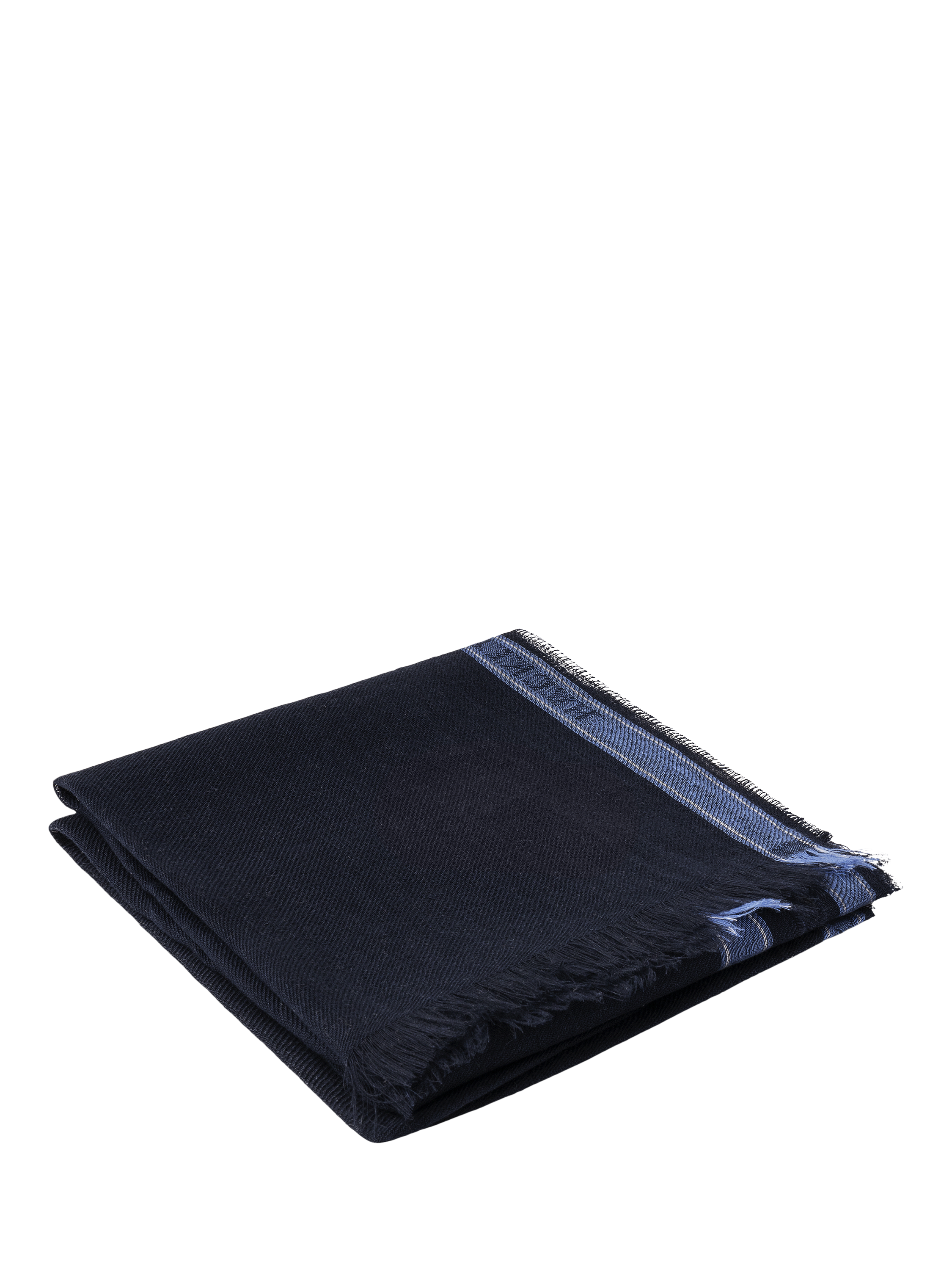 Hackett London Linen Scarf, Pacific Blue