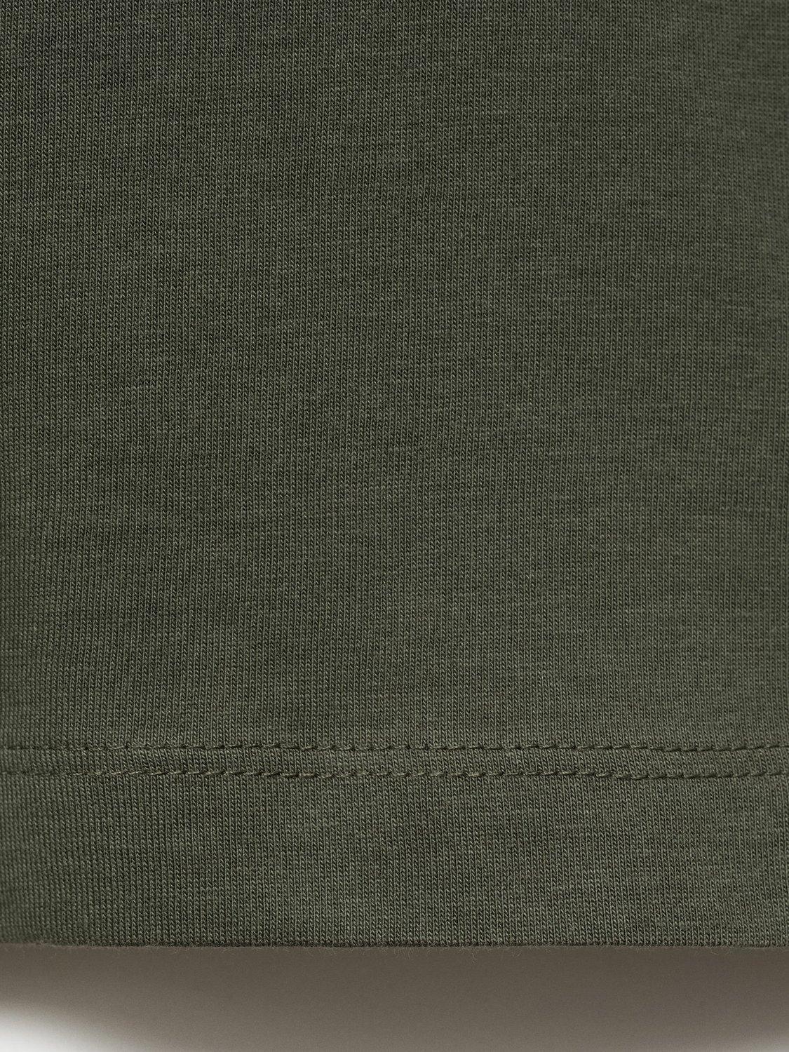 Mango Cherlo Cotton Slim Fit Tee, Medium Green