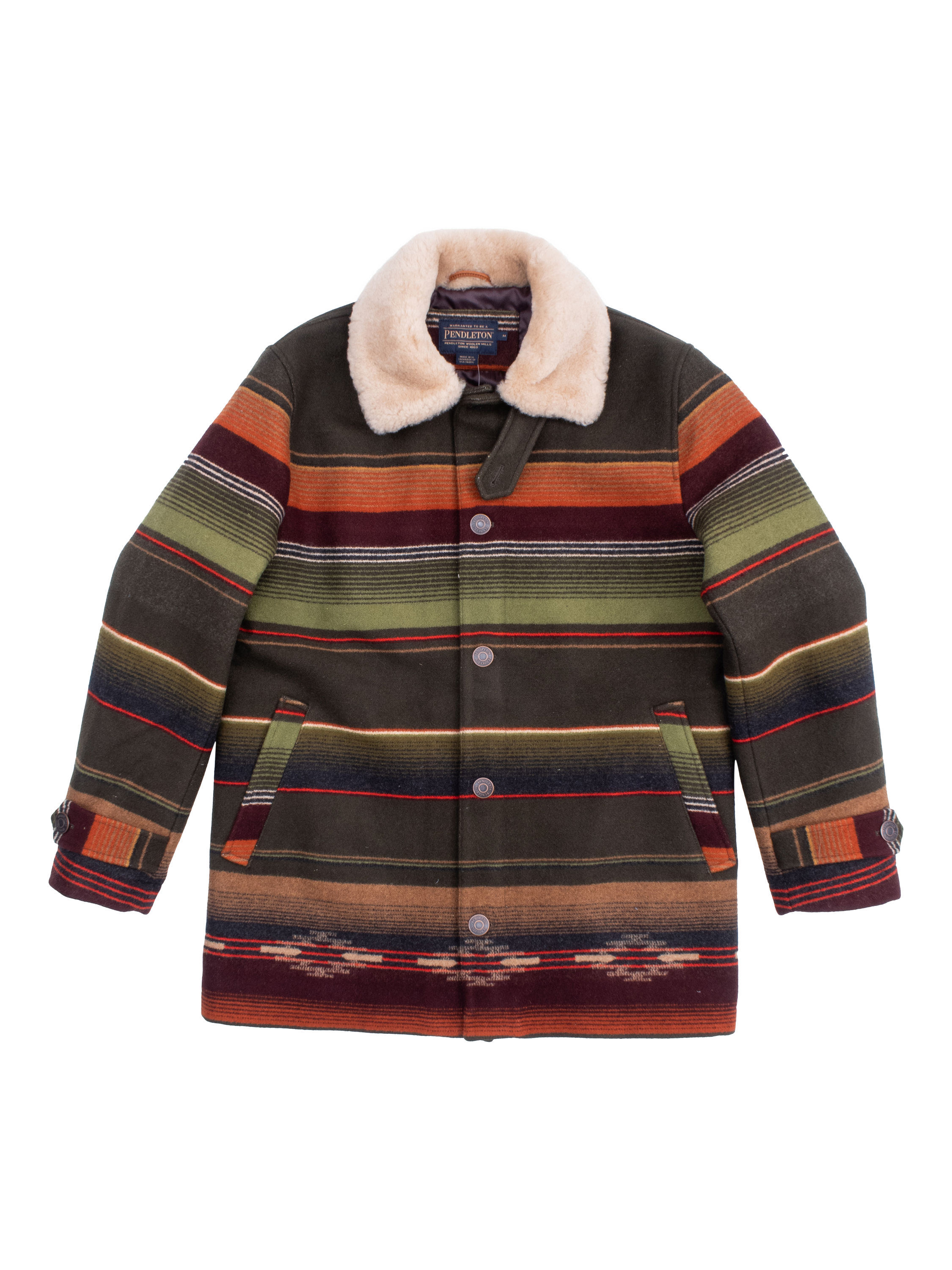 Pendleton Dayton Wool Cotton Blend Coat