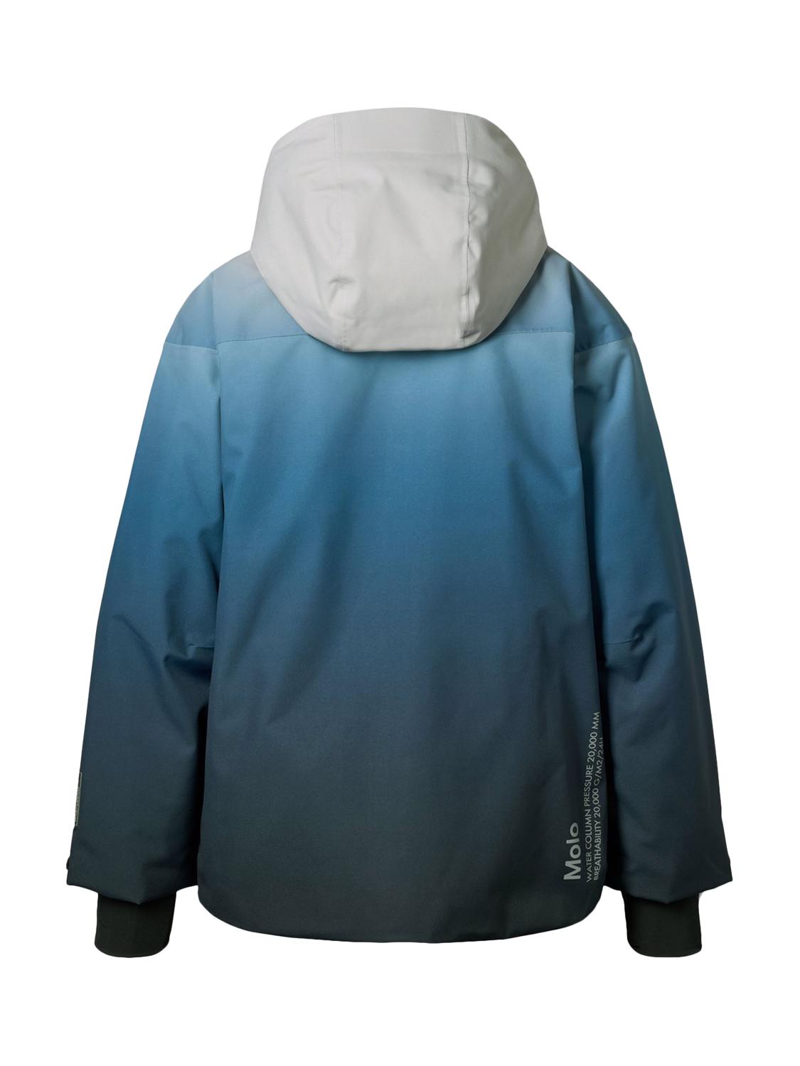 Molo Kids' Alpine Hooded Winter Coat, Blue Ice