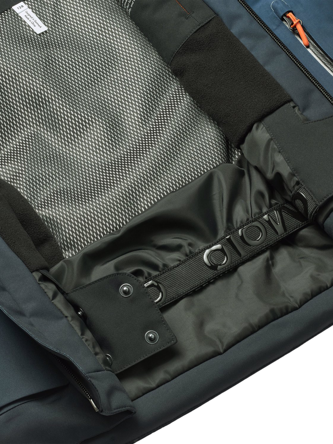 Molo Kids' Alpine Hooded Winter Coat, Blue Ice