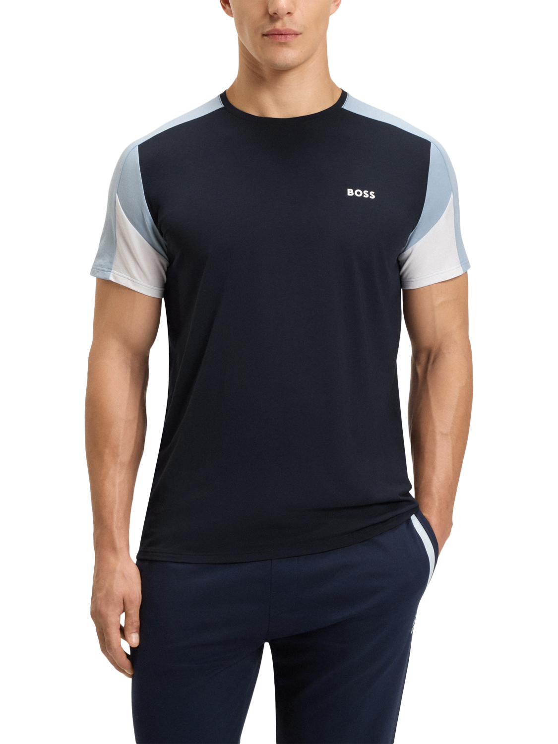 HUGO Lightweight Puffer Gilet, Black