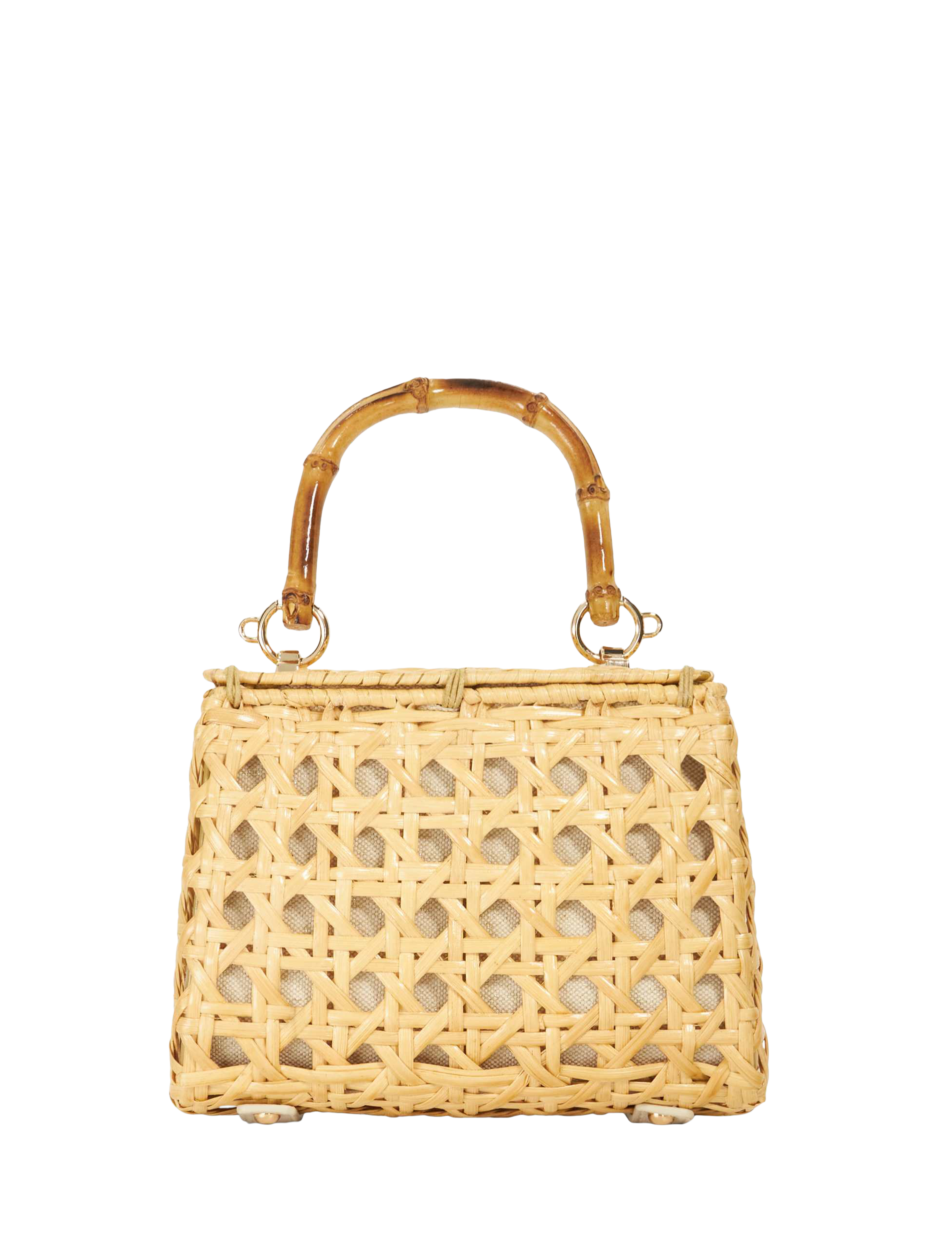 Dune London Diadem Rattan Bag, Natural