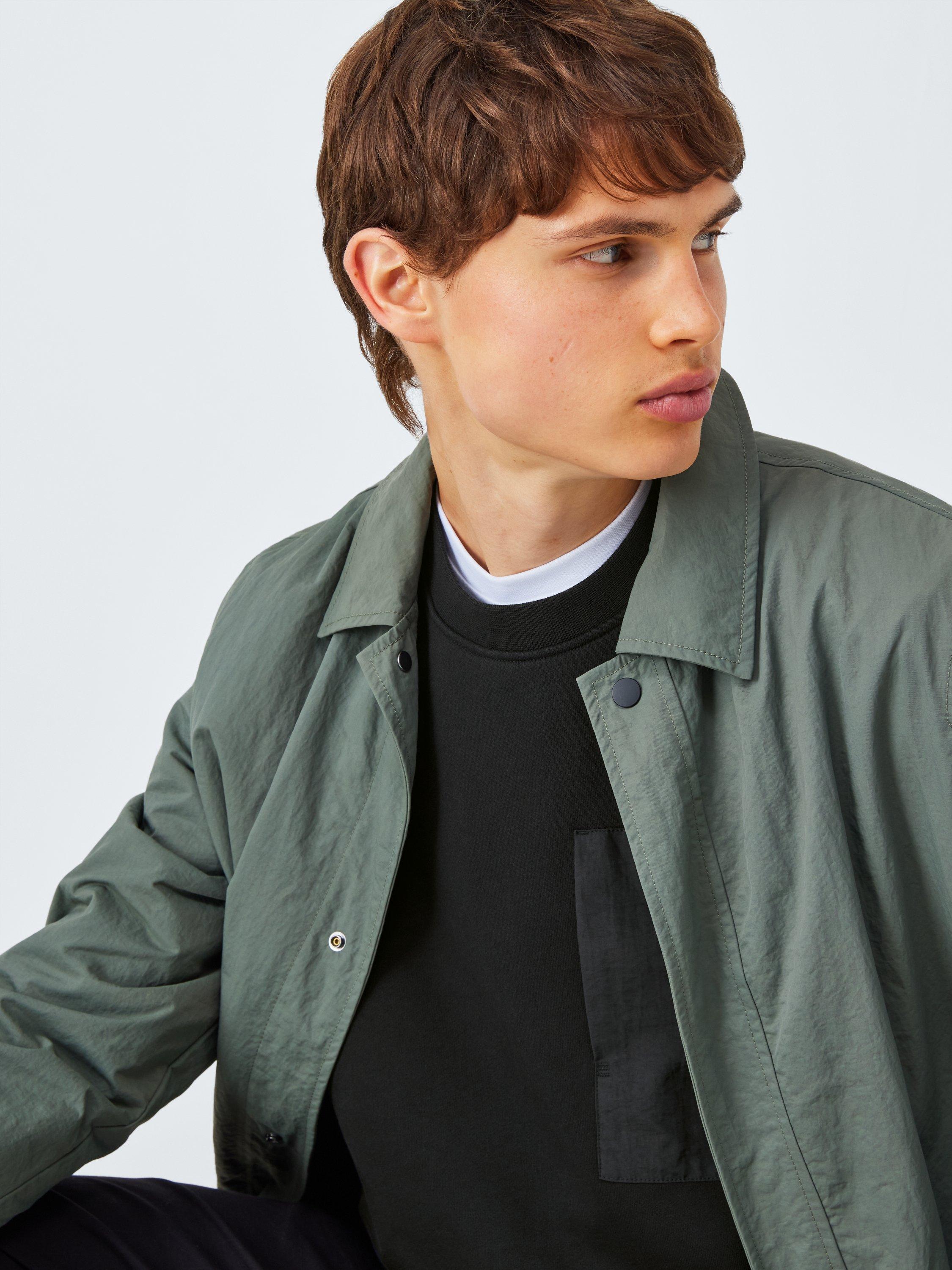 Kin Crew Neck Cotton Blend Sweatshirt, Black