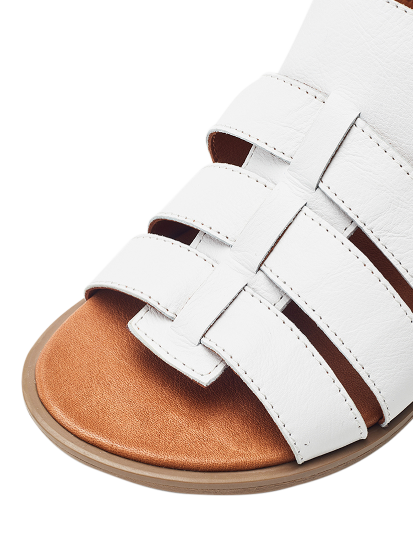 Moda in Pelle Shoon Mere Leather Block Heel Fisherman Sandals