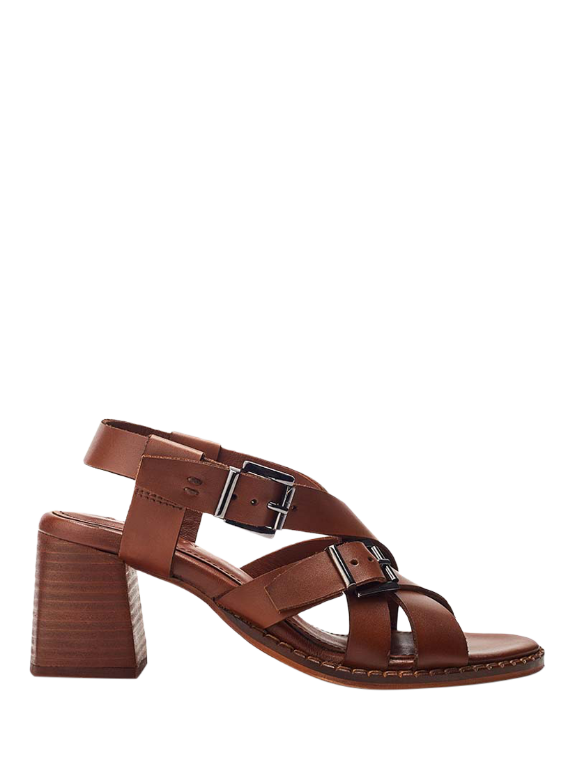 Moda in Pelle Shoon Sandie Leather Strappy Sandals, Tan
