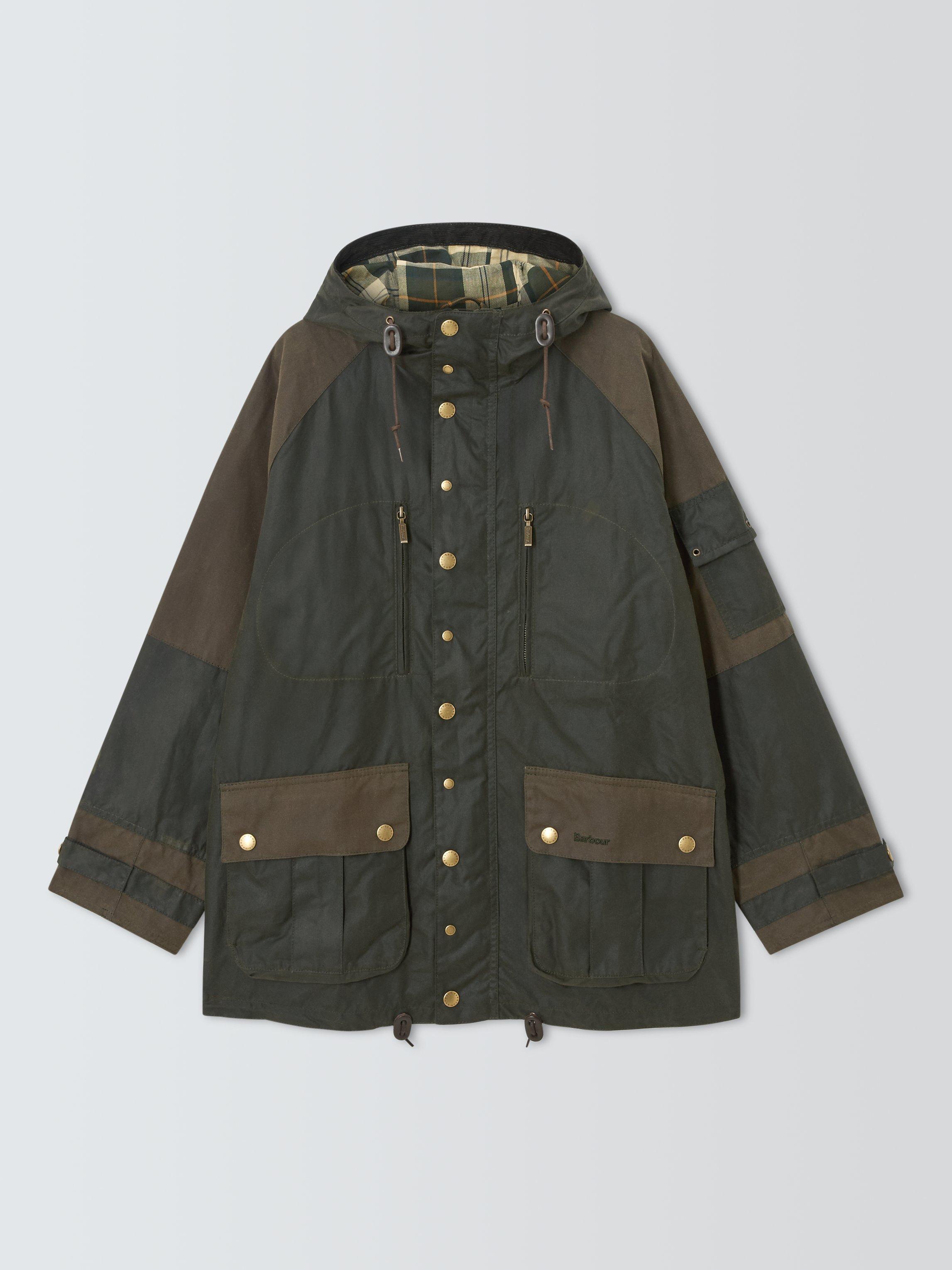 Barbour Tomorrow's Archive Lukeston Waxed Cotton Parka Jacket, Archive Olive