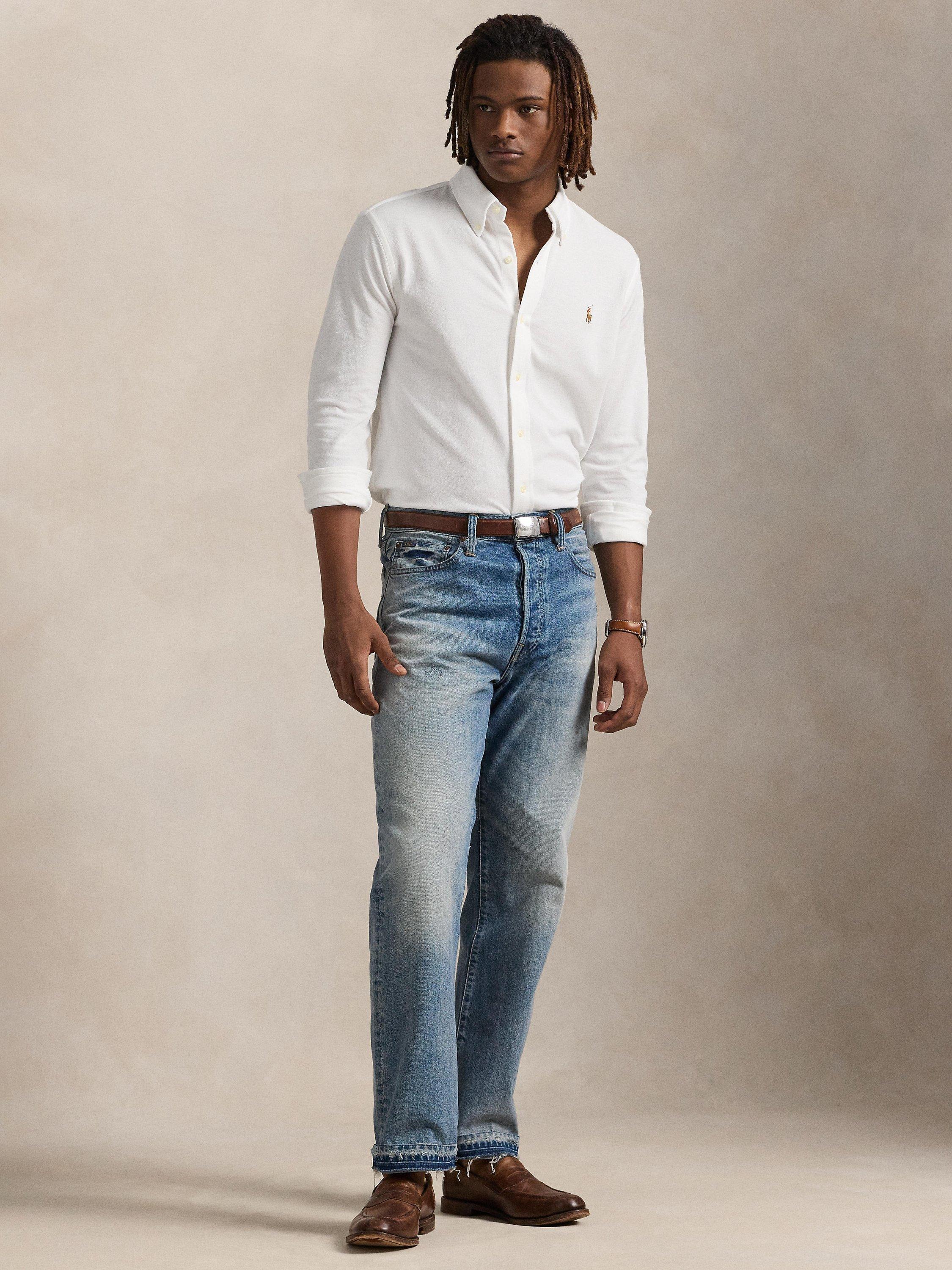 Polo Ralph Lauren Cotton Regular Fit Shirt, Latte Brown Heather
