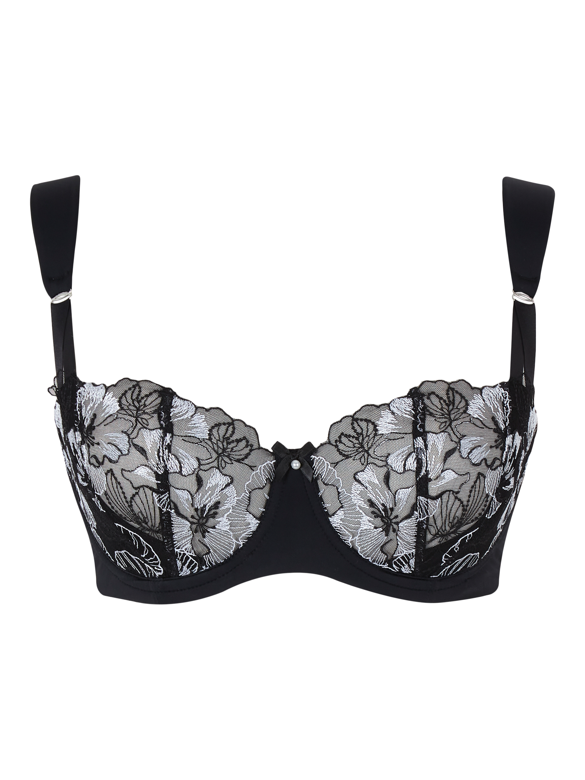 Panache Marlene Floral Lace Non Padded Balcony Bra