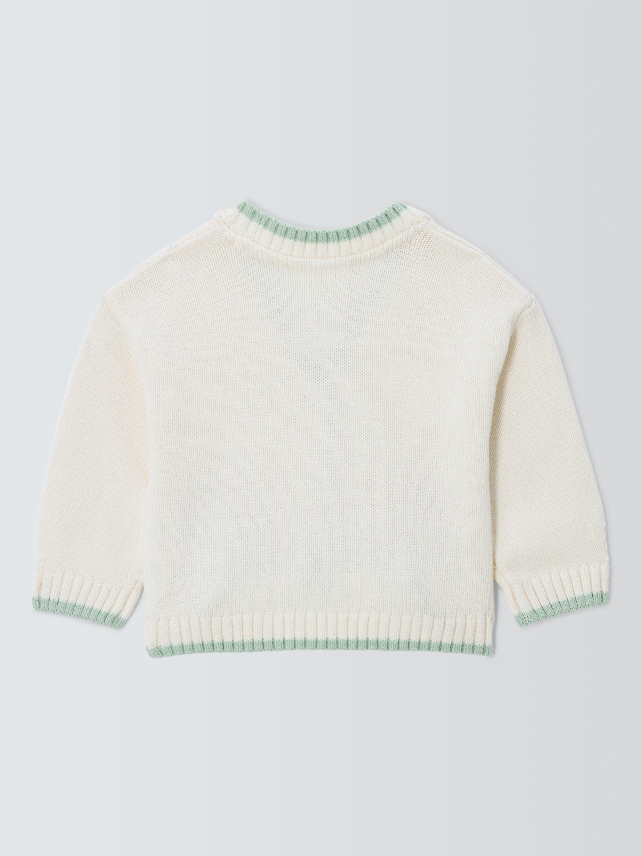 John Lewis Baby Tulip Cardigan, Natural