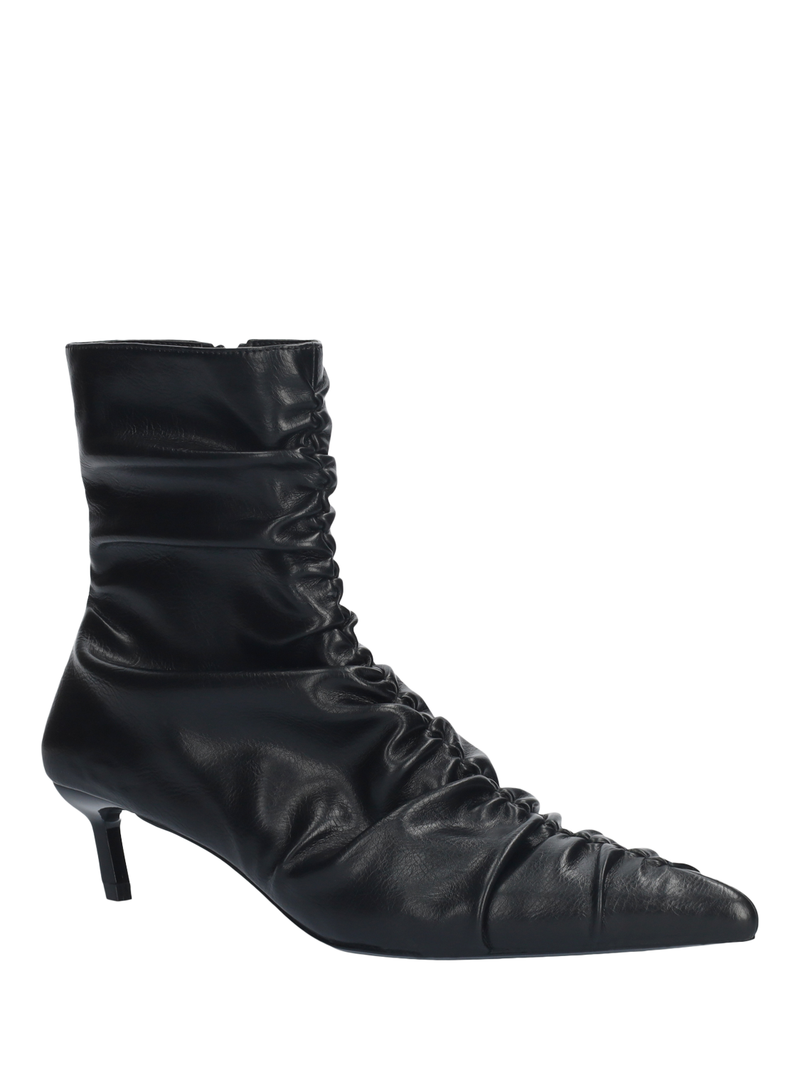 Bibi Lou Pointed Leather Ankle Boots