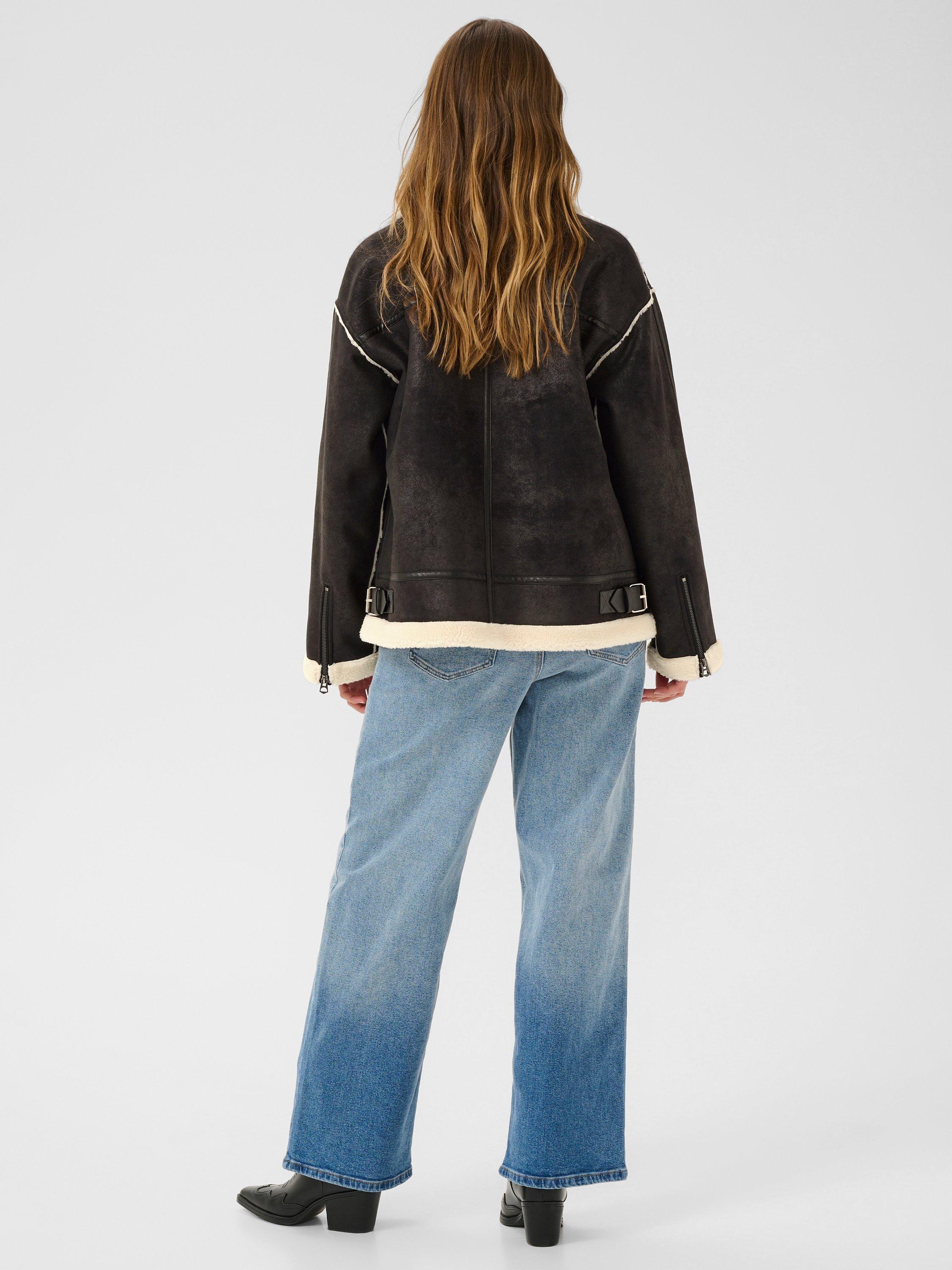 KAFFE Pernille Biker Jacket, Black