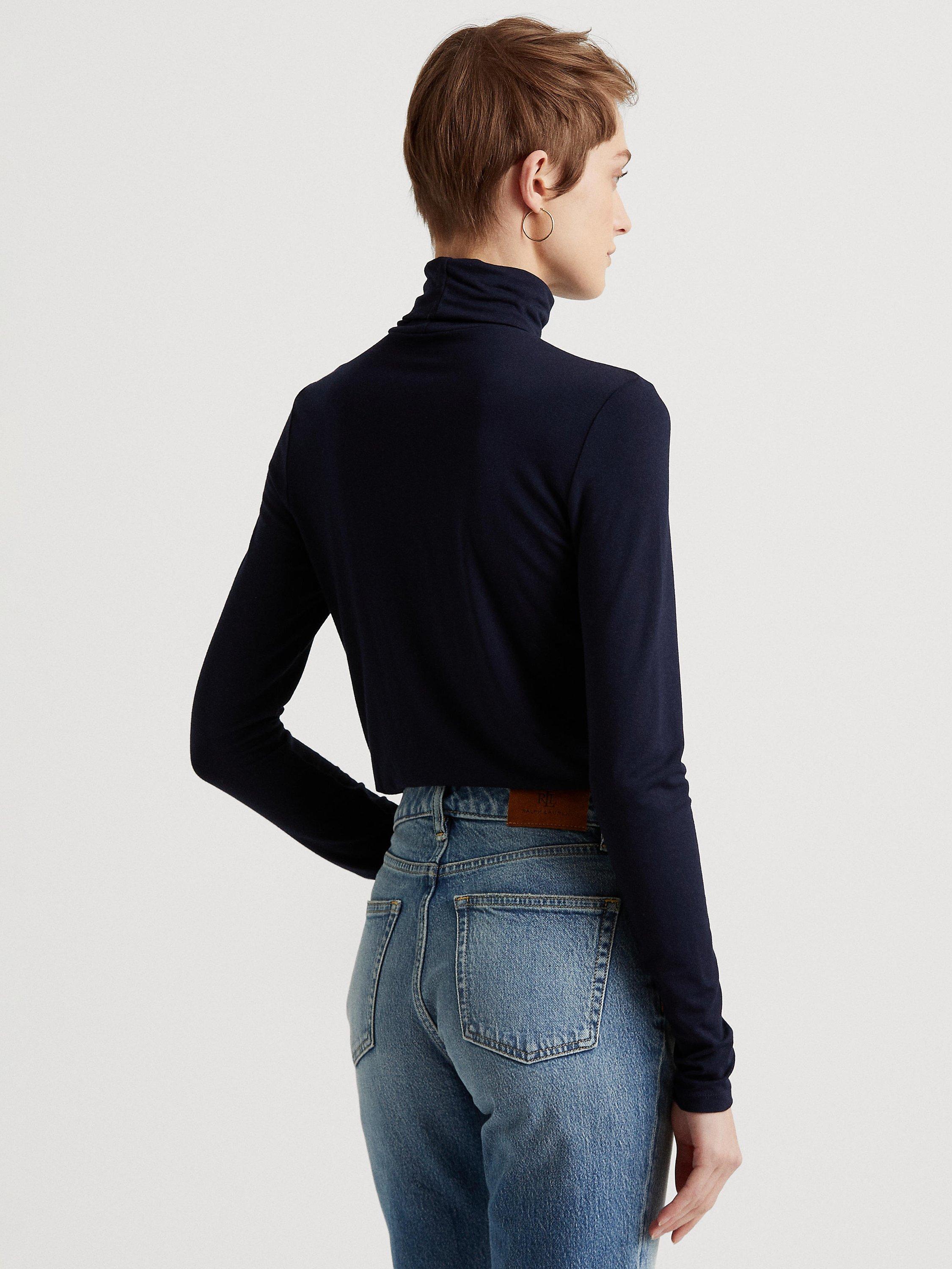 Lauren Ralph Lauren Alana Turtleneck Knit Top, Lauren Navy