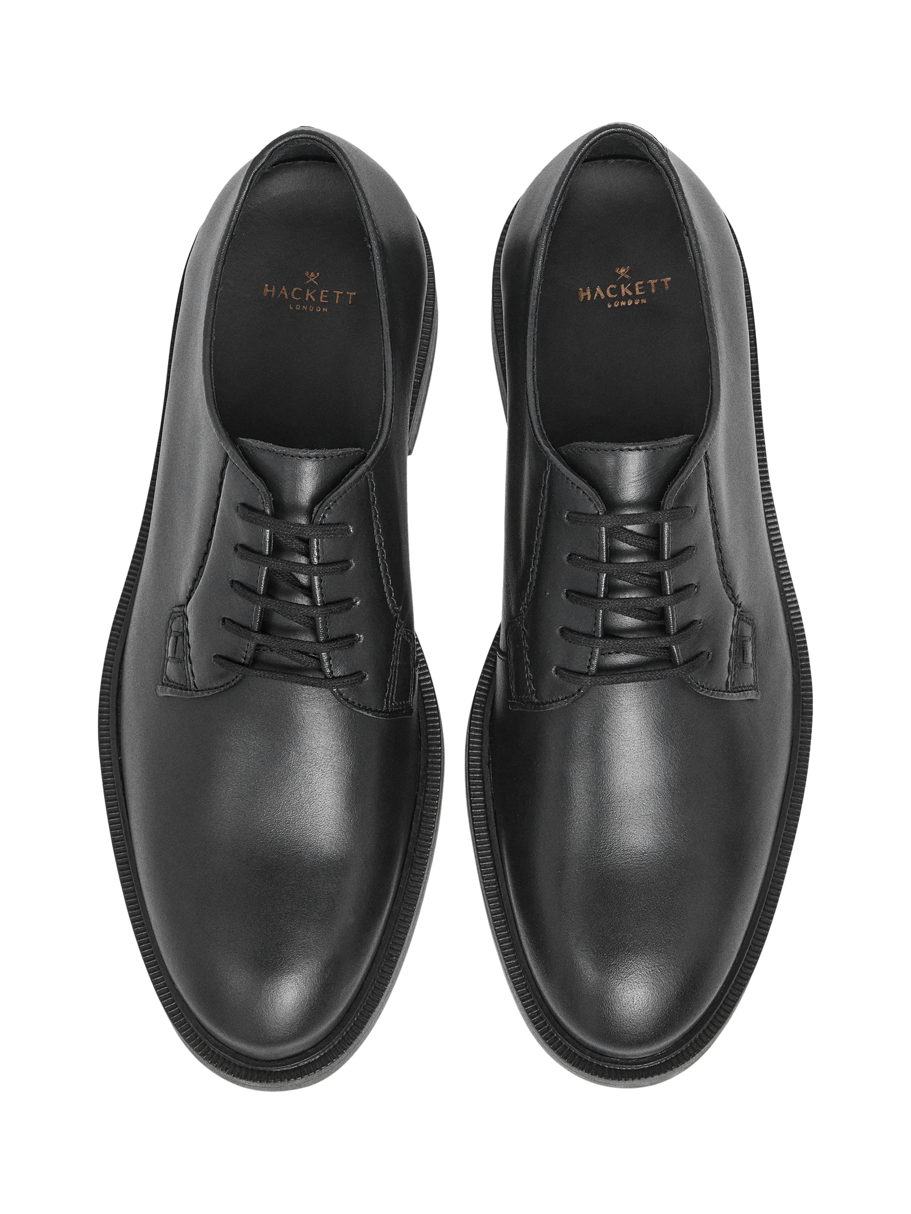 Hackett London Leather Derby Shoes