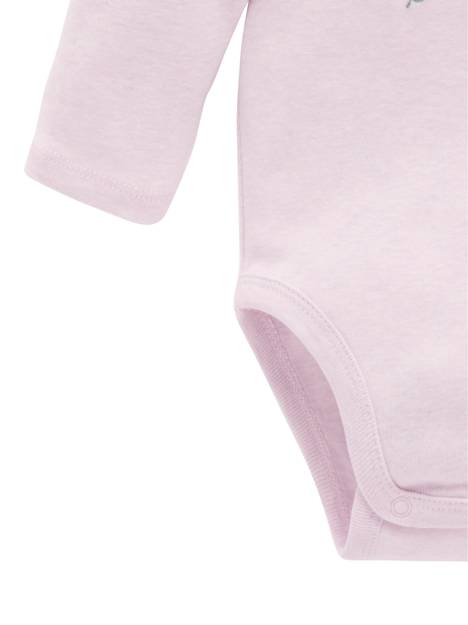 Purebaby Baby Cotton Ruffle Bodysuit, Pack of 2, Primrose Print