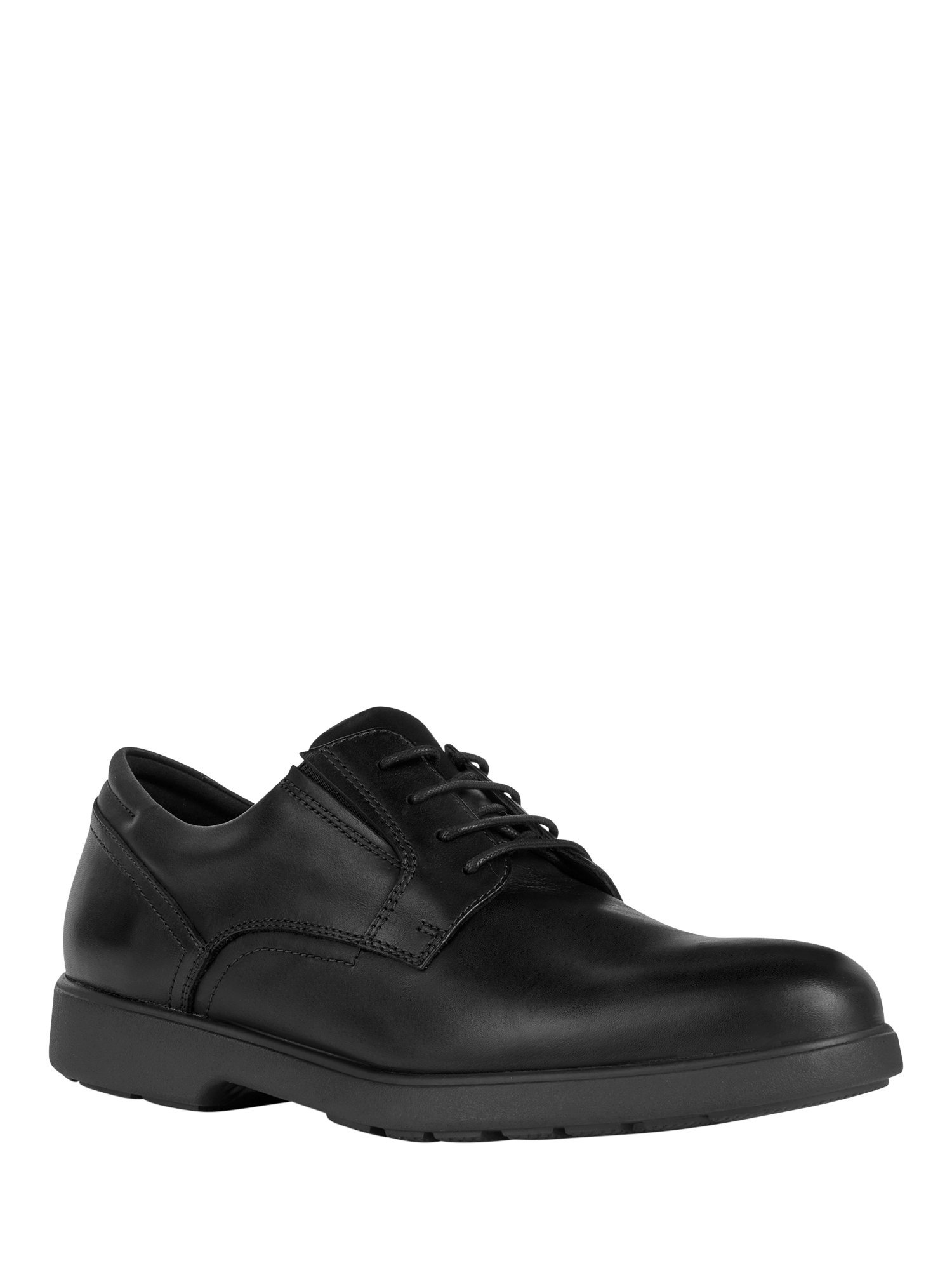 Geox Spherica EC11 Leather Lace Up Brogues, Black