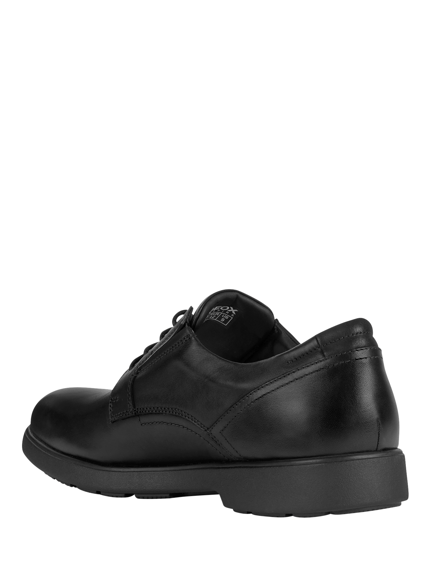 Geox Spherica EC11 Leather Lace Up Brogues, Black