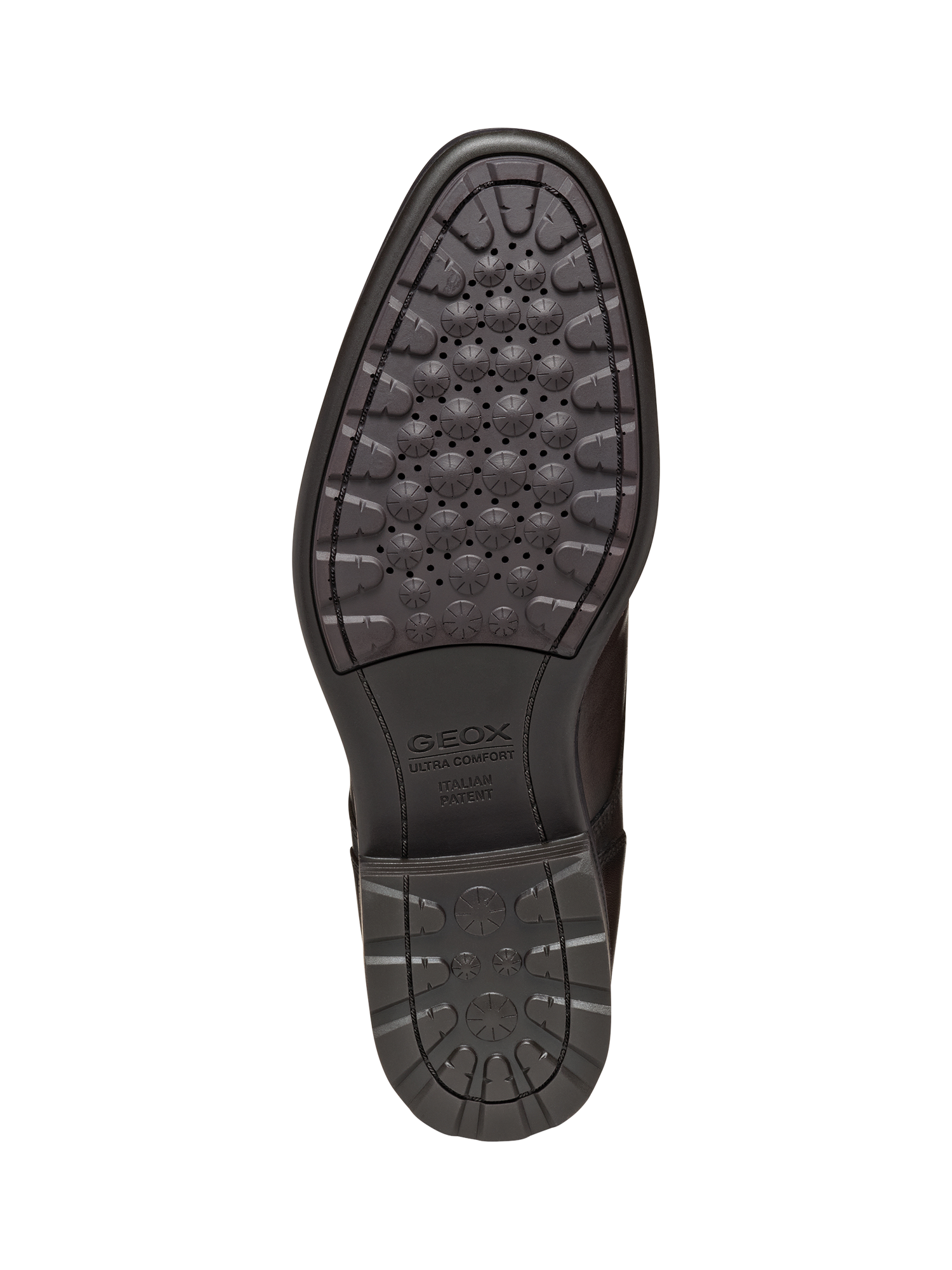 Geox Walk Pleasure F Leather Lace Up Brogues, Coffee