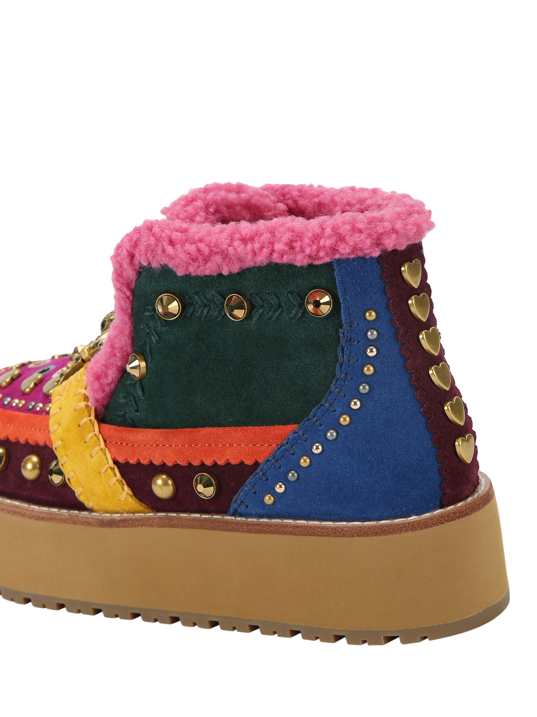 Kurt Geiger London Mansion Cosy Suede Ankle Boots, Multi/Other