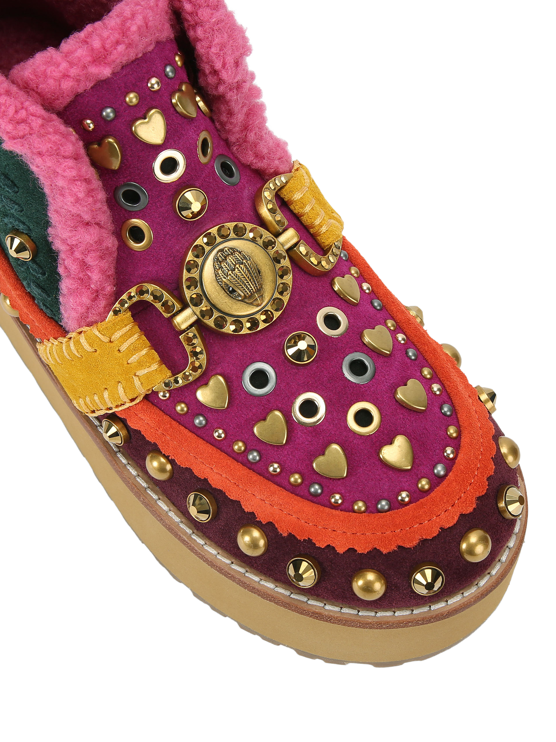 Kurt Geiger London Mansion Cosy Suede Ankle Boots, Multi/Other