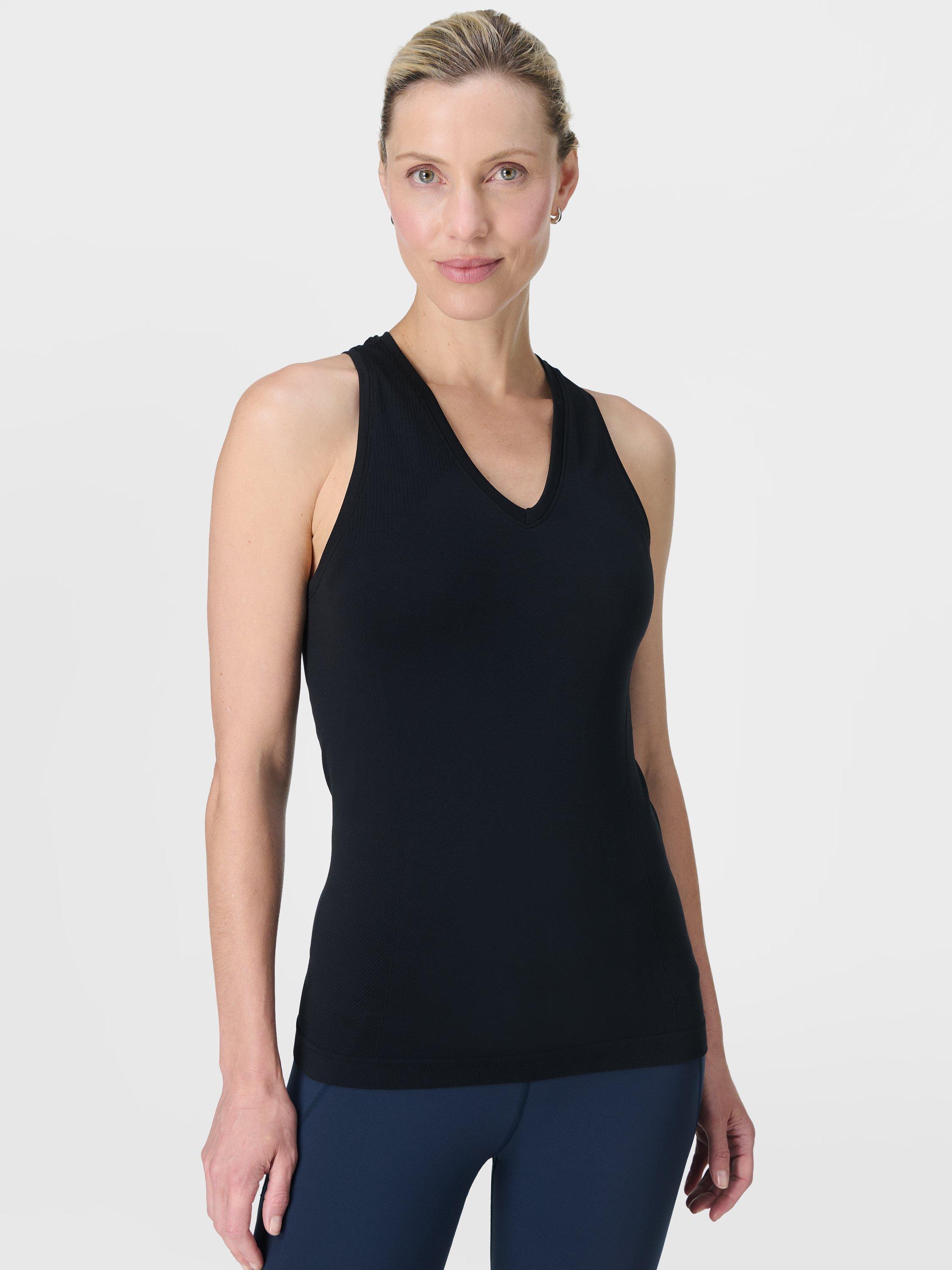 Sweaty Betty Athlete V-Neck Seamless Workout Tank Top