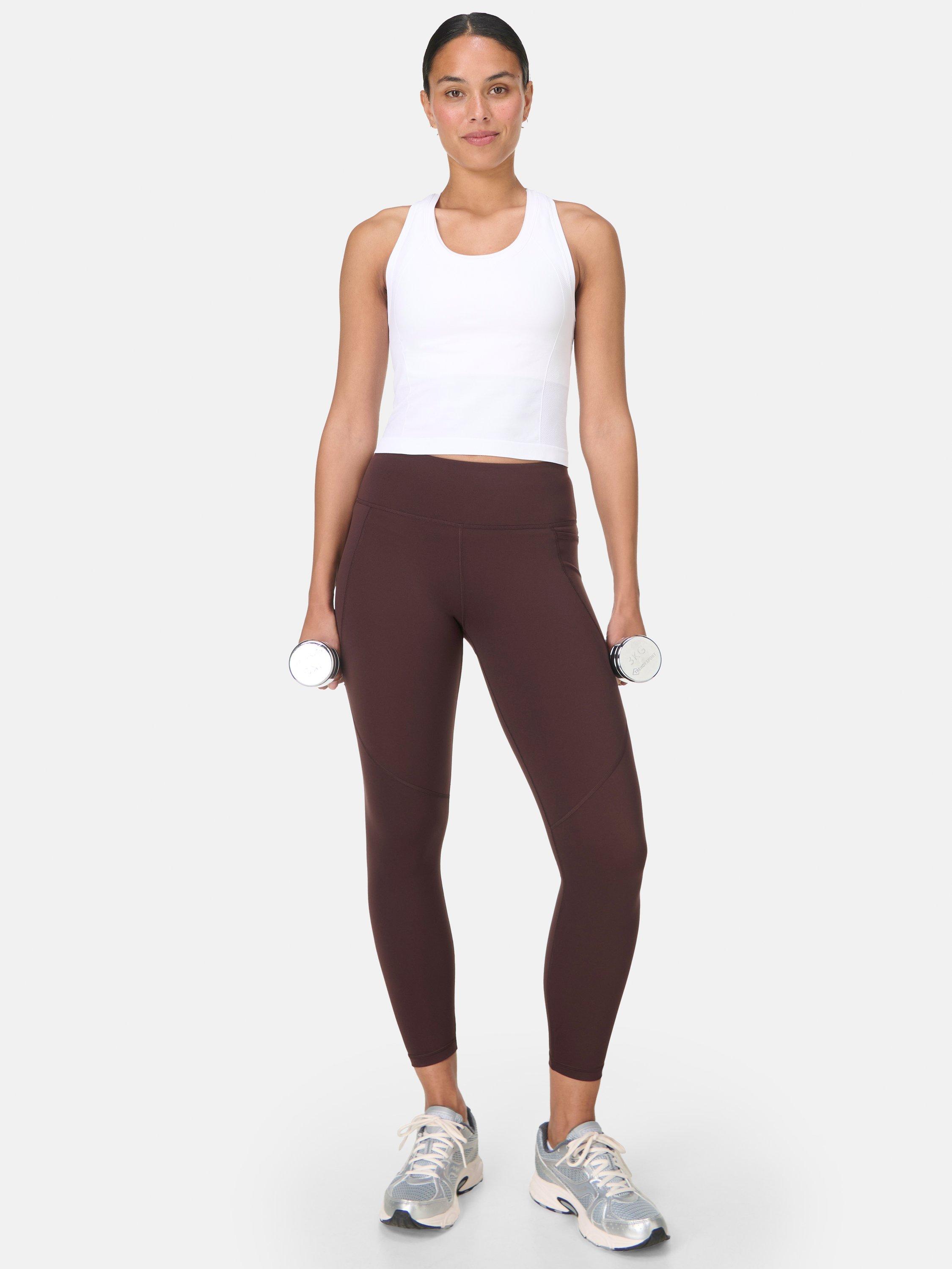Sweaty Betty Power 7/8 Workout Leggings, Sable Brown, S