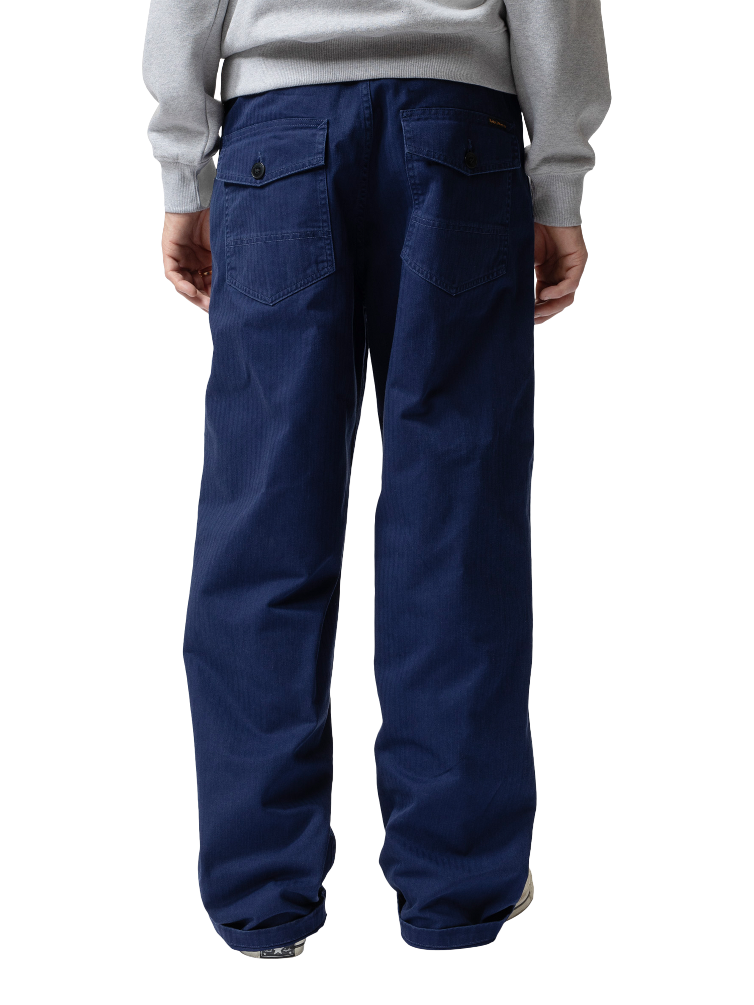 Nudie Jeans Loose-Fit Tuff Tony Trousers, Deep Blue