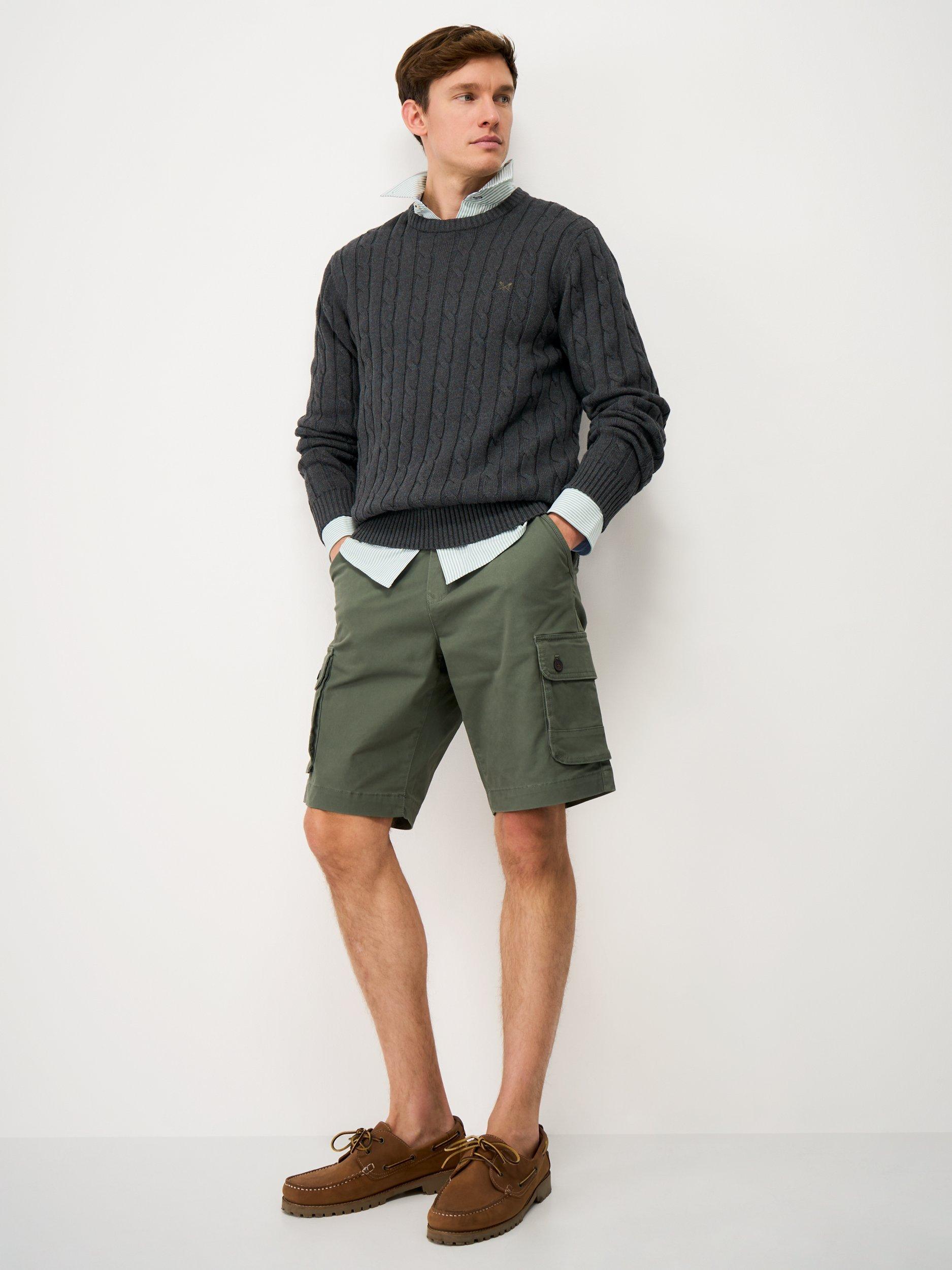 Crew Clothing Oarsman Organic Cotton Cable Knit Jumper