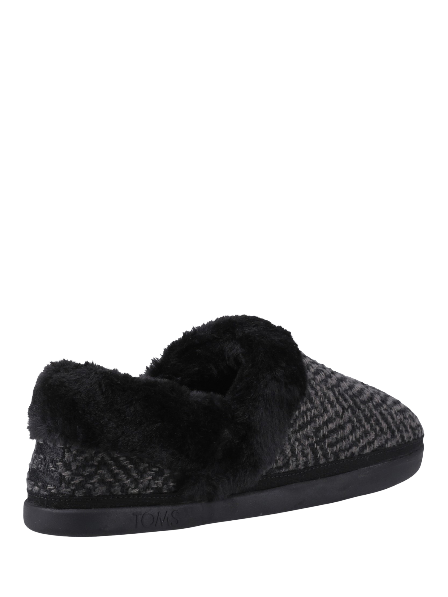 TOMS Oslo Faux Fur Slipper Boots, Black