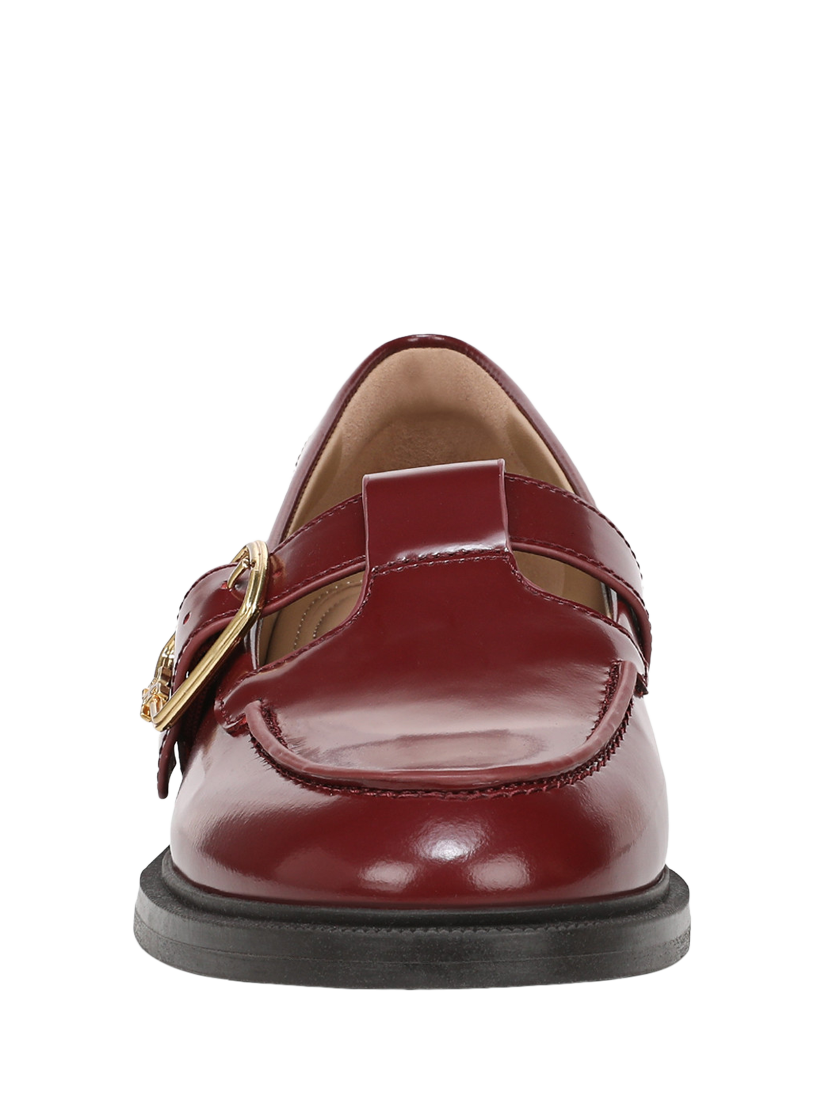 Sam Edelman Elaina Leather Mary Jane Loafers, French Merlot