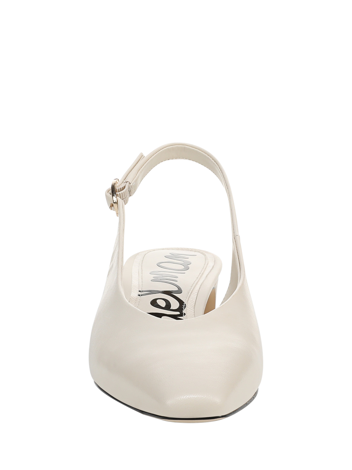 Sam Edelman Ronnie Block Heel Slingback Court Shoes, Modern Ivory