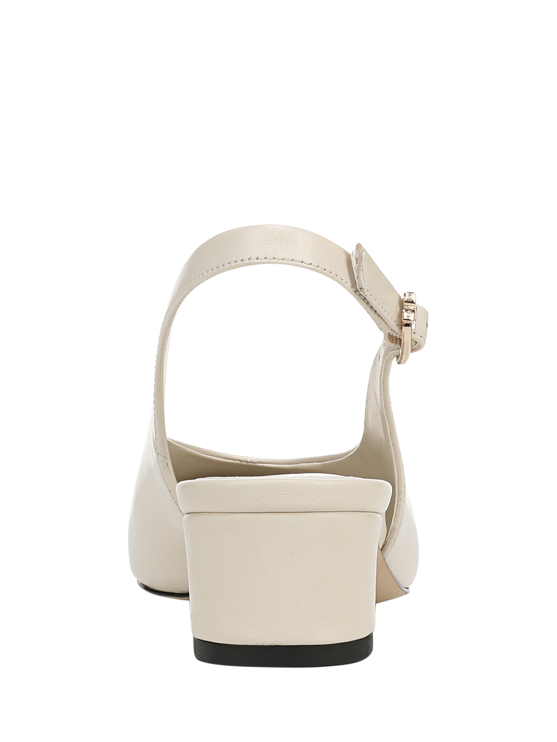 Sam Edelman Ronnie Block Heel Slingback Court Shoes, Modern Ivory