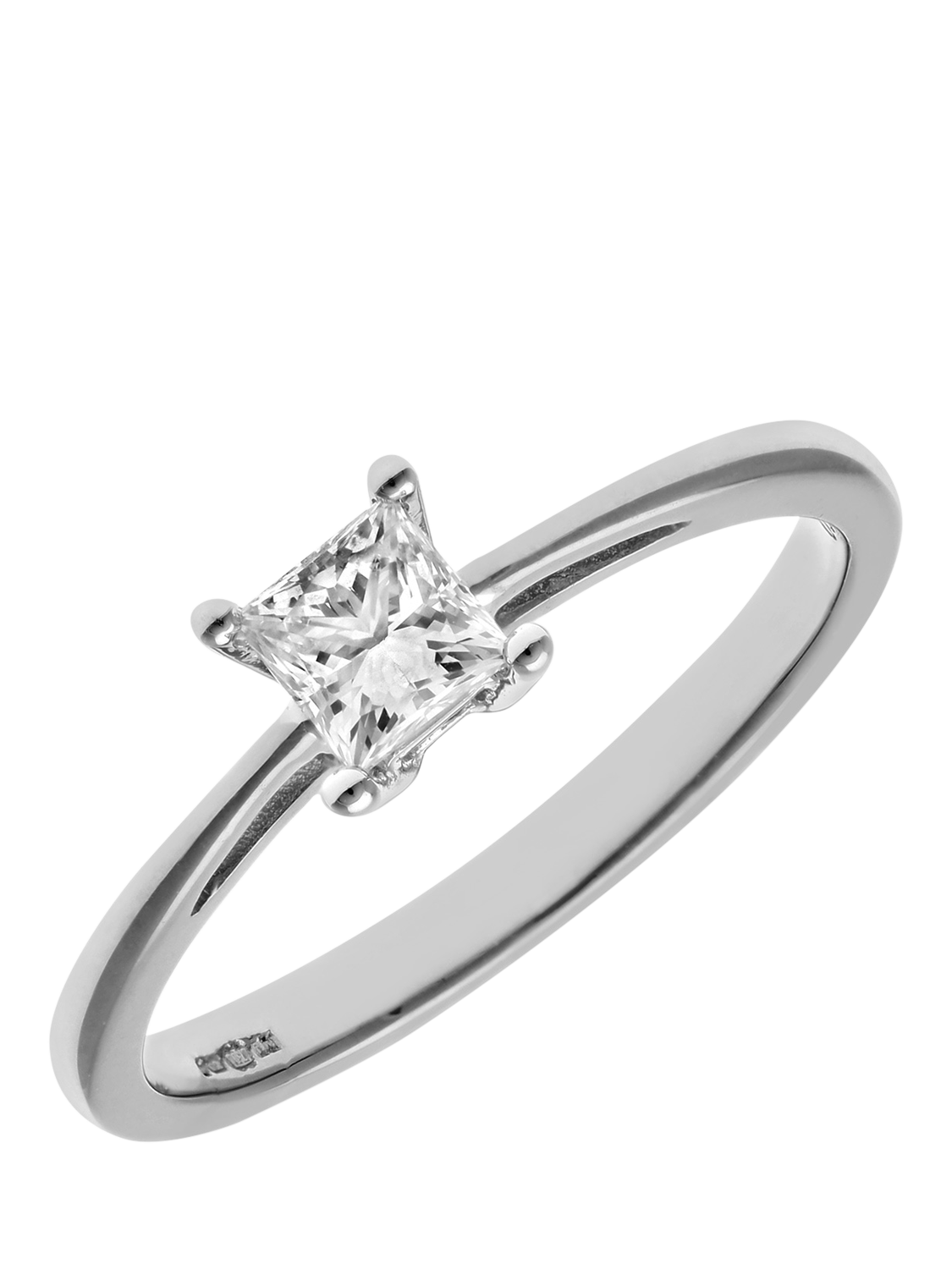 Mogul 18ct White Gold Princess Diamond Engagement Ring