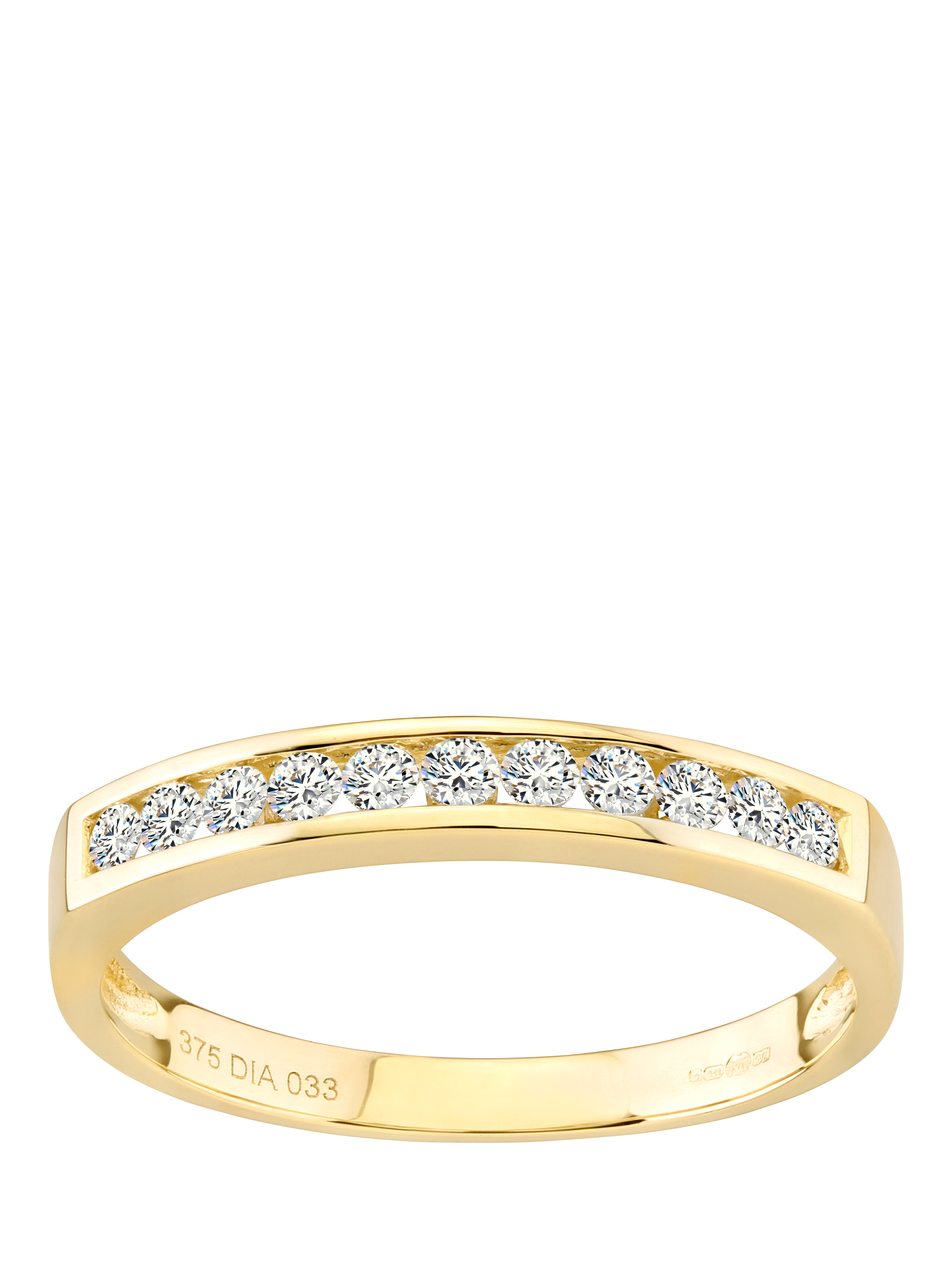 Mogul 9ct Yellow Gold and Diamond Eternity Ring, 0.33ct