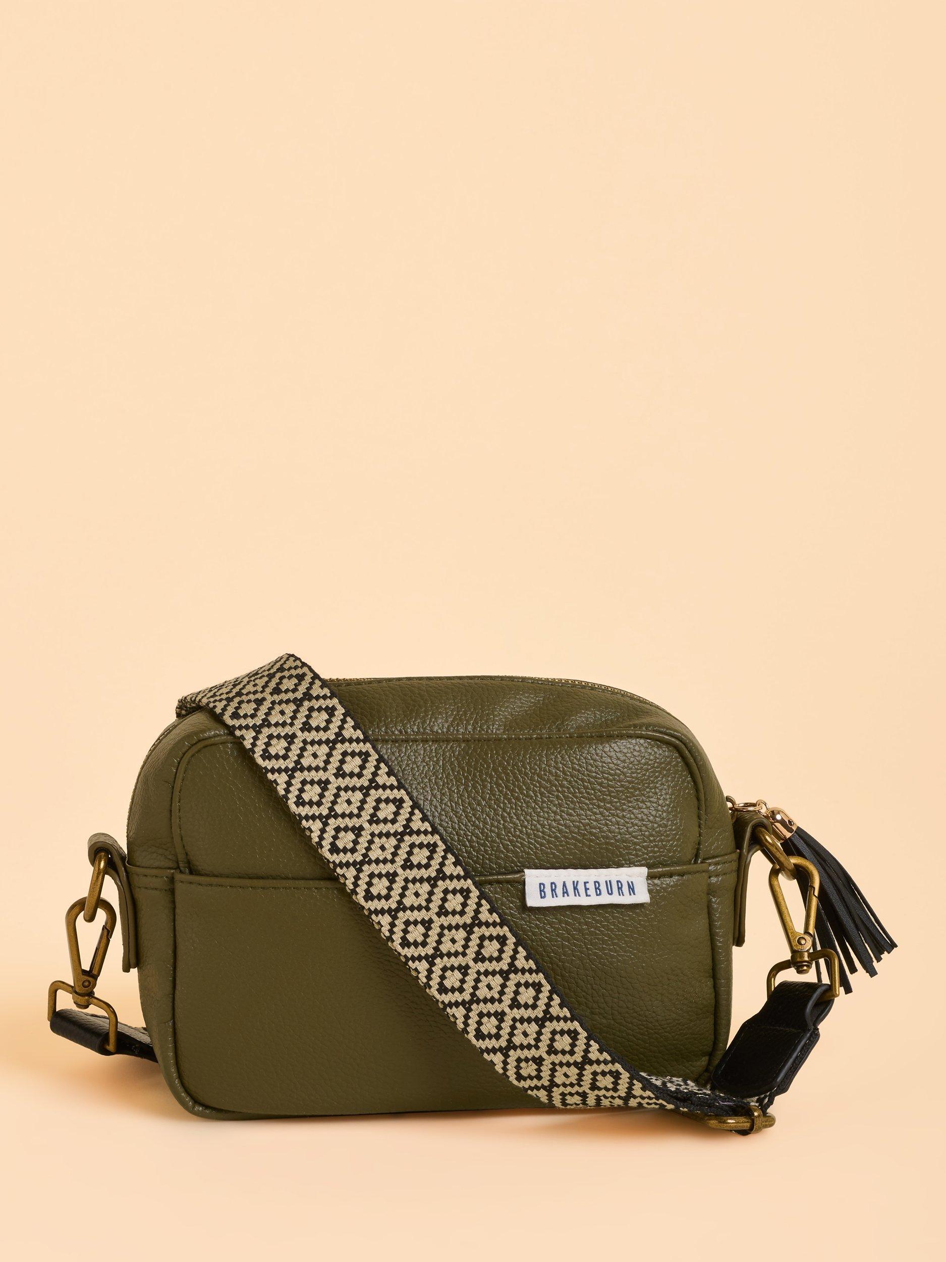 Brakeburn Sierra Pattern Strap Crossbody Camera Bag, Green