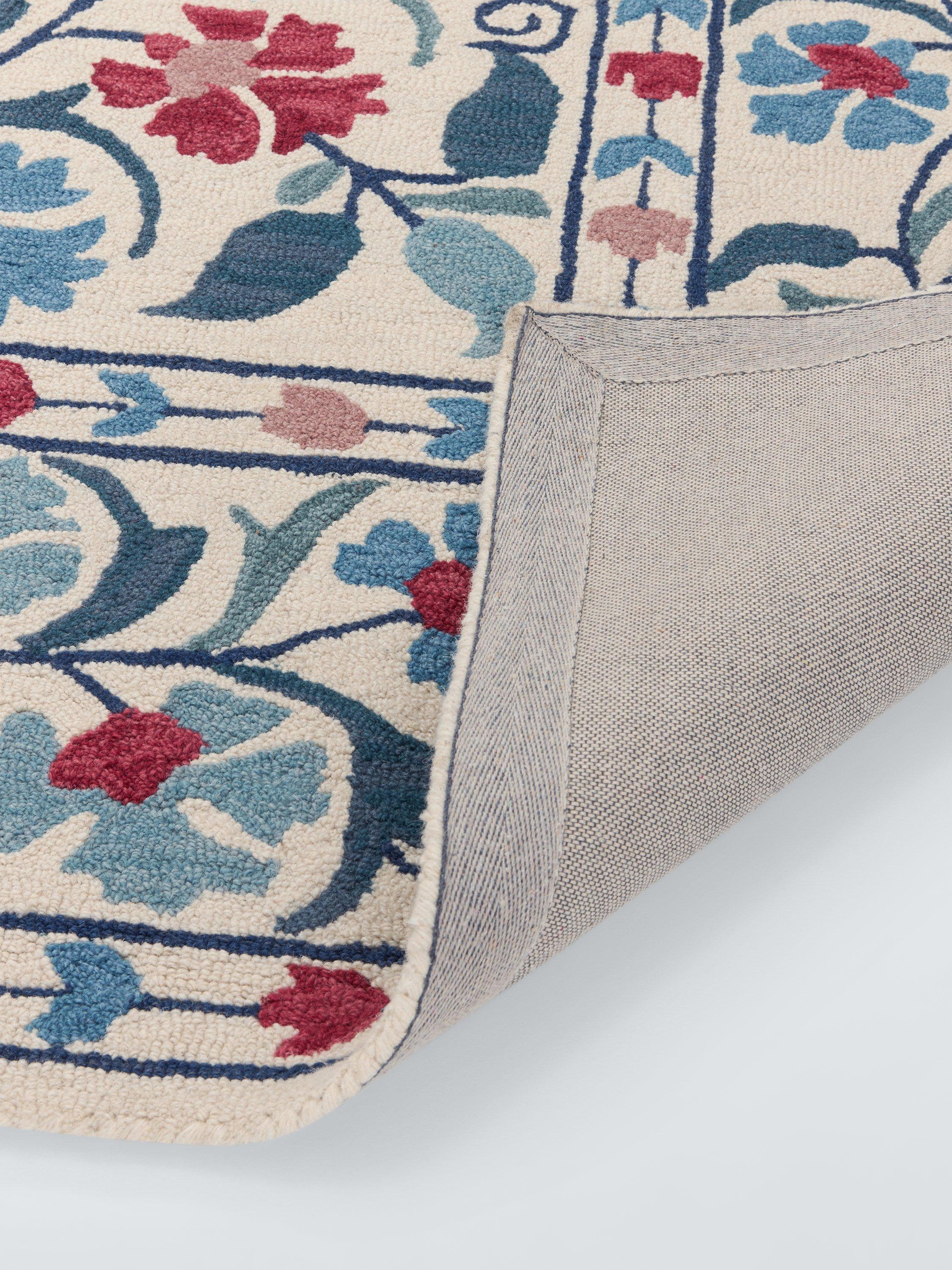 John Lewis Malika Suzani Hand Tufted Pure Wool Rug, Natural/Pink