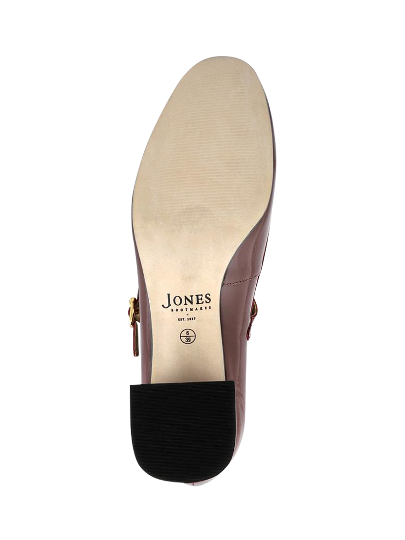 Jones Bootmaker Xabrina Patent Leather Mary Janes, Burgundy