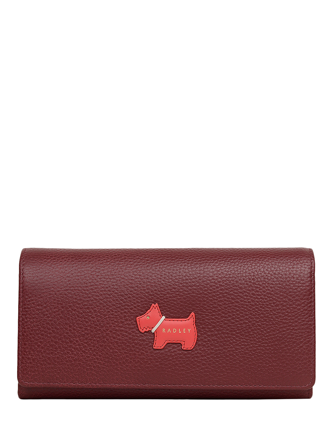 Radley Loyal Radley Leather Flap Over Purse, Merlot