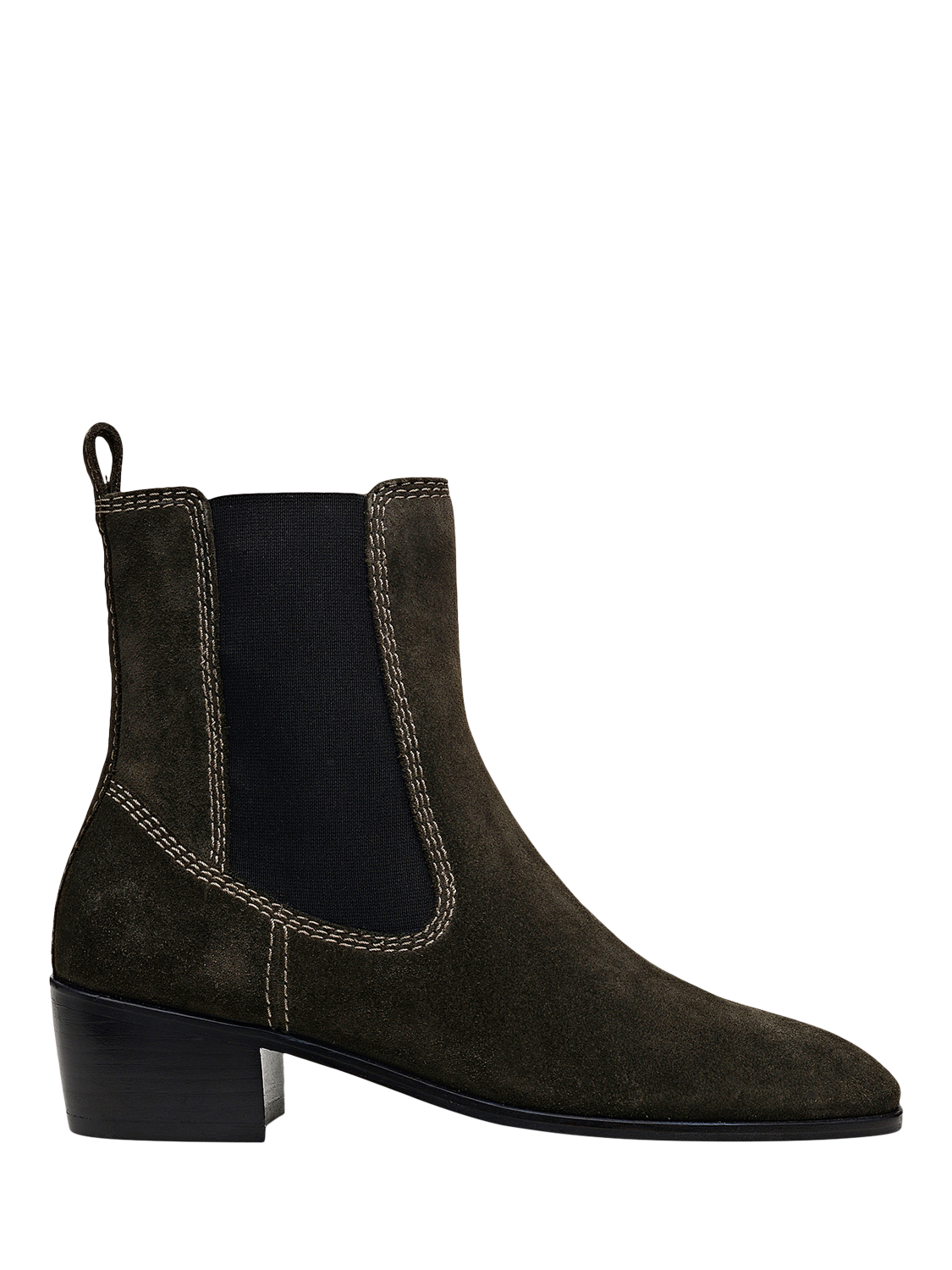 Radley Lingfield Road Suede Casual Chelsea Boots, Mid Green