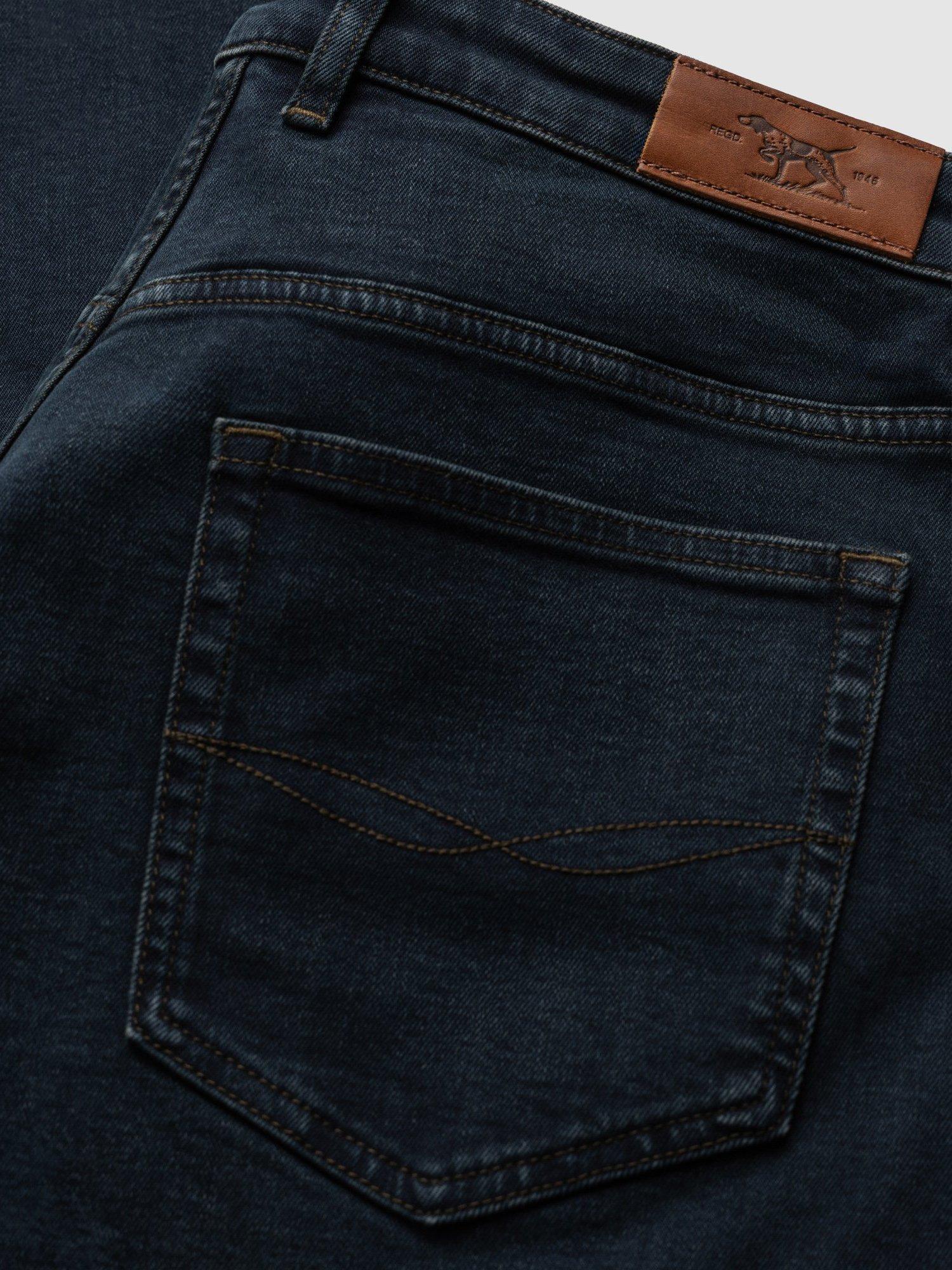 Rodd & Gunn Linden Italian Denim Jeans, Blue/Black