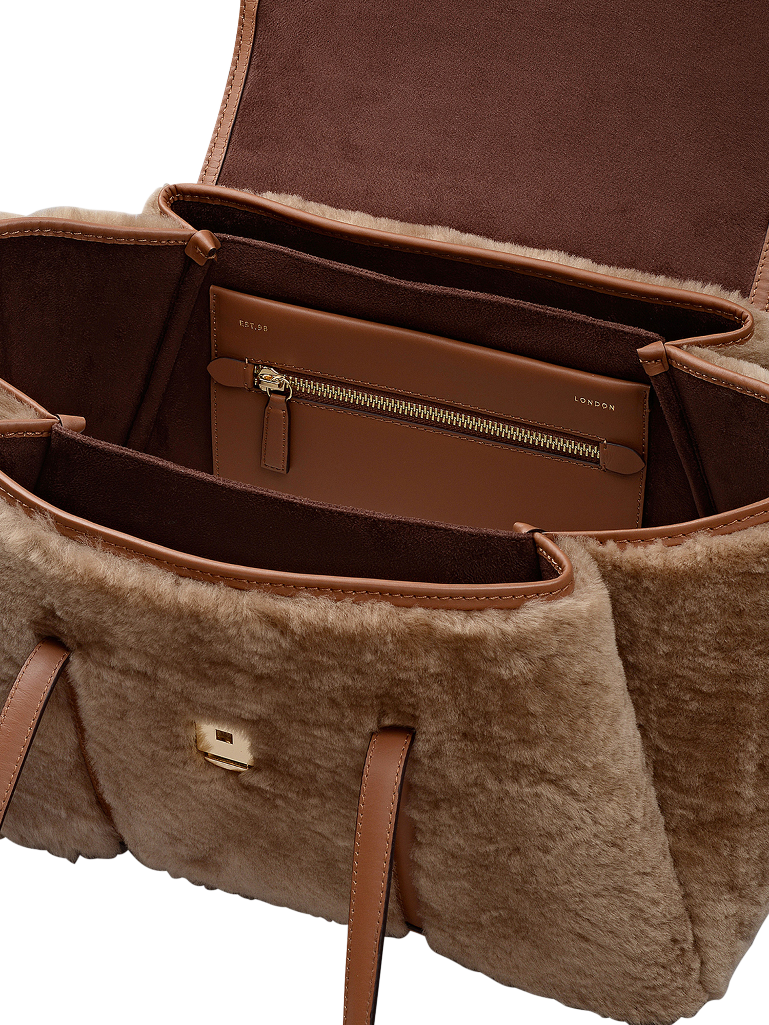 Radley The Chancery Shearling Shoulder Bag