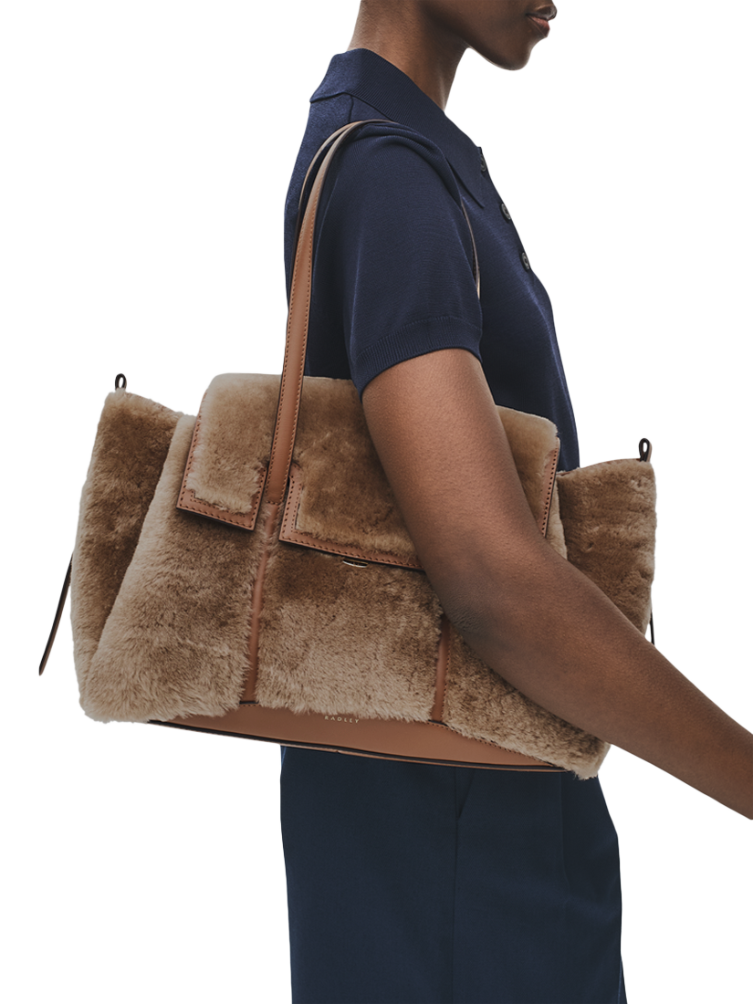 Radley The Chancery Shearling Flapover Shoulder Bag