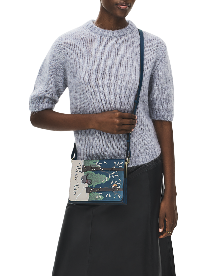 Radley Book Street Winter Tales Small Flap Over Crossbody Bag