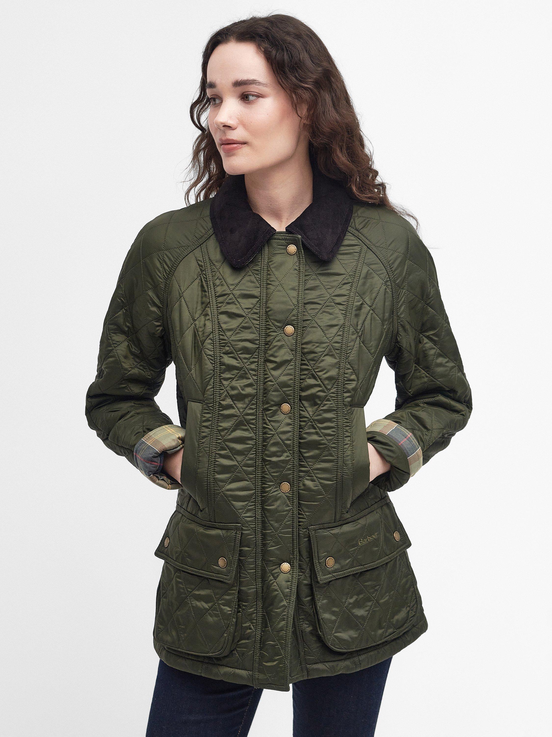 Barbour Beadnell Polar Quilted Jacket, Olive